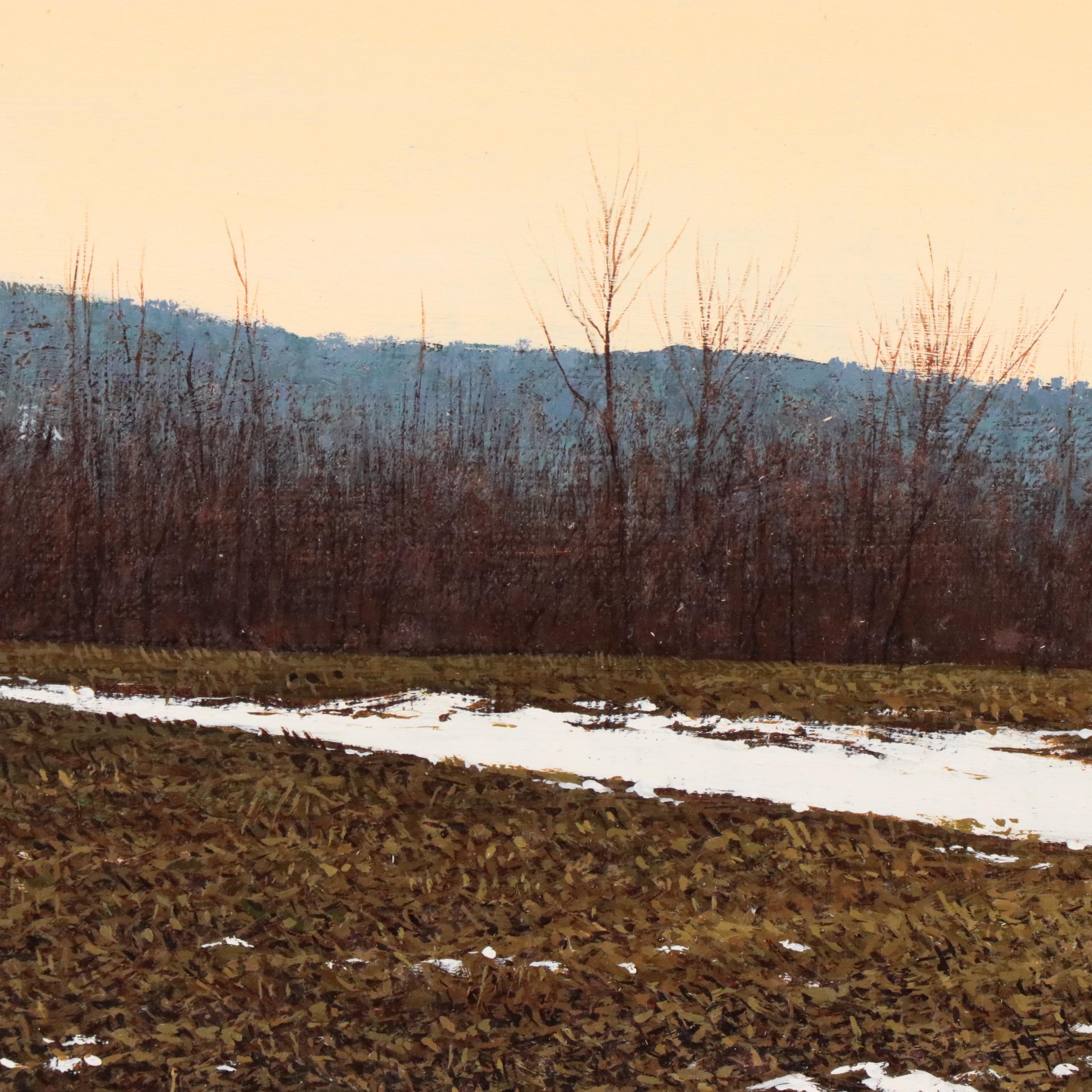 Robert Allen Gough Landscape Oil Painting "The Run at Starks," 1992 | EBTH