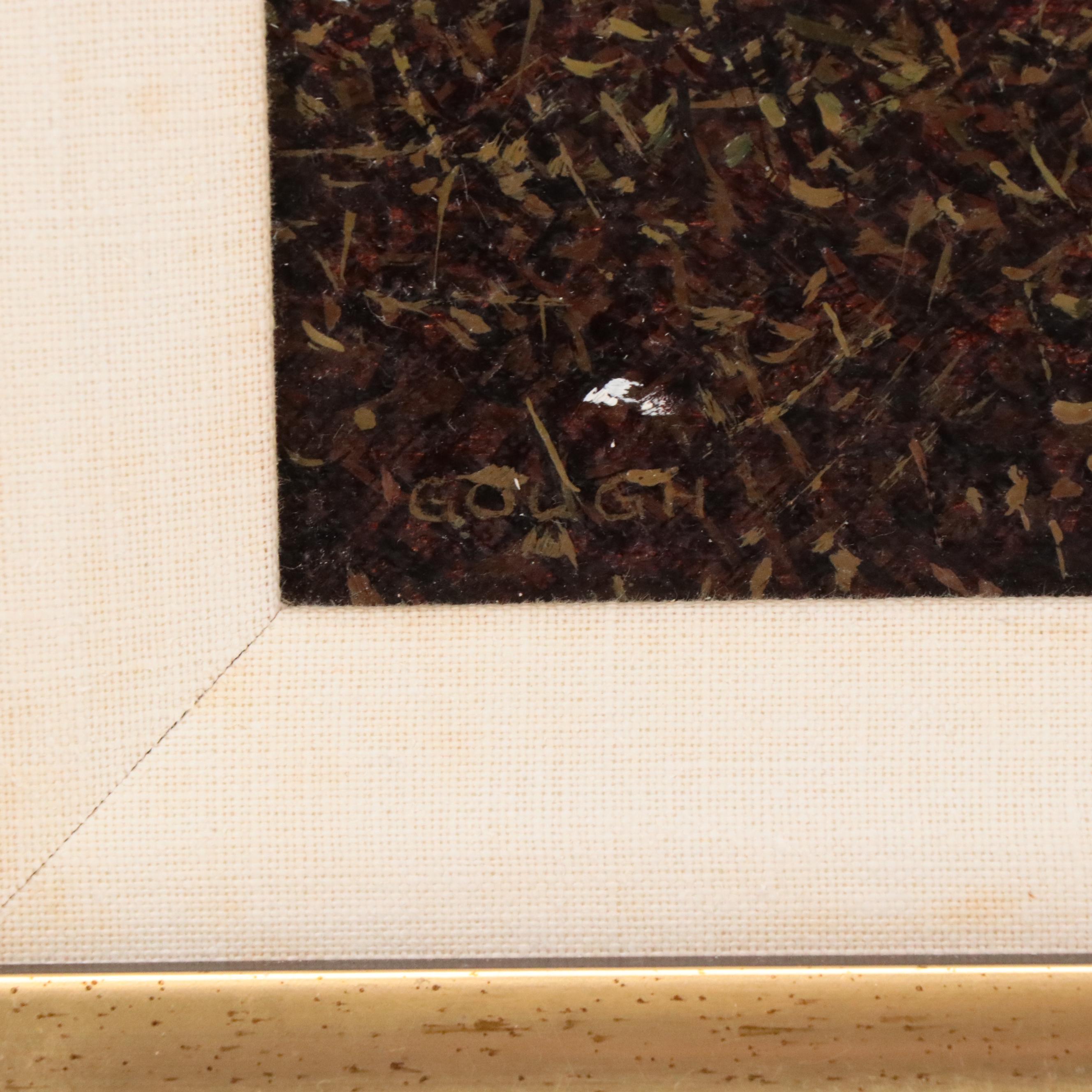 Robert Allen Gough Landscape Oil Painting "The Run at Starks," 1992 | EBTH