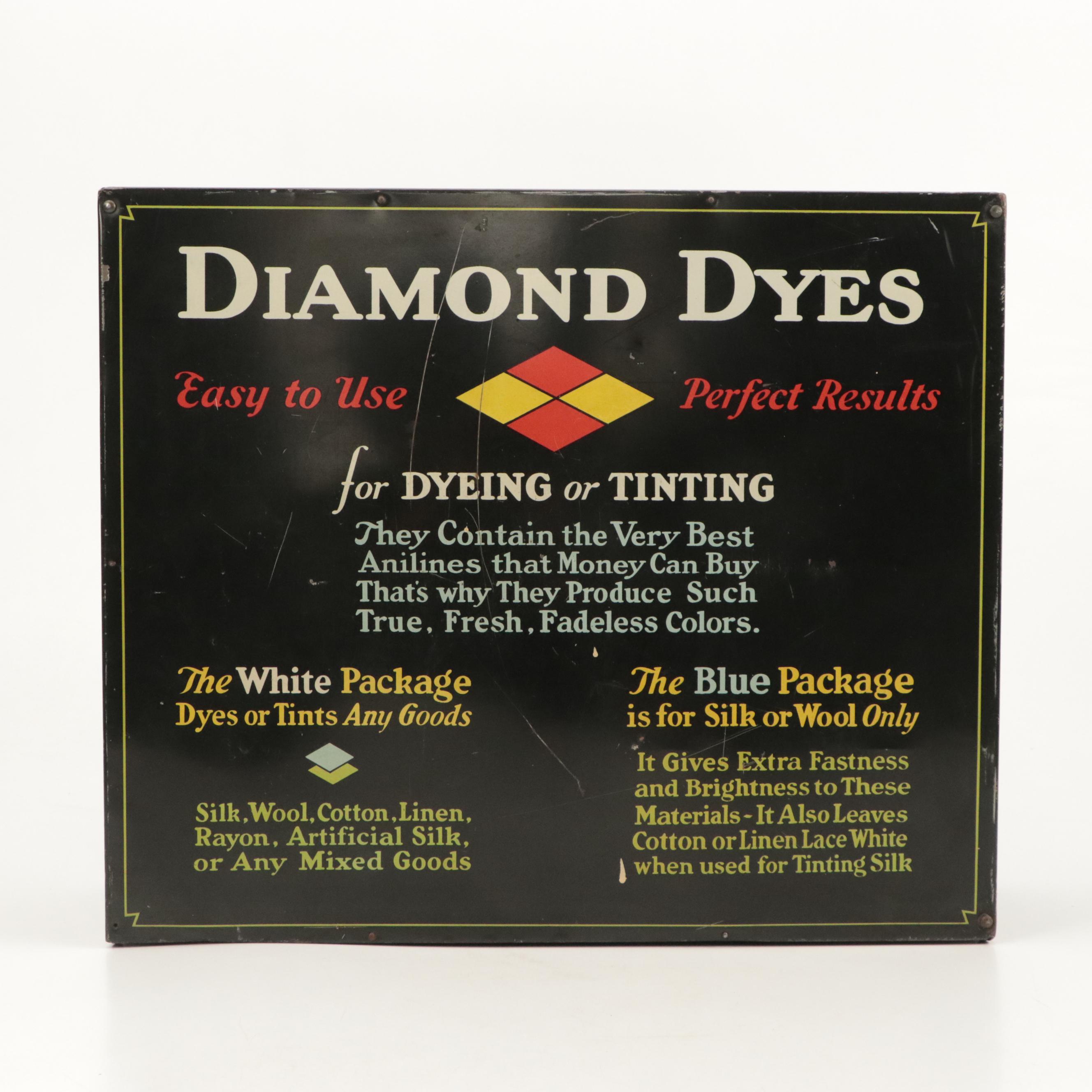 Diamond Dyes Mercantile Counter Cabinet, Early to Mid 20th Century | EBTH