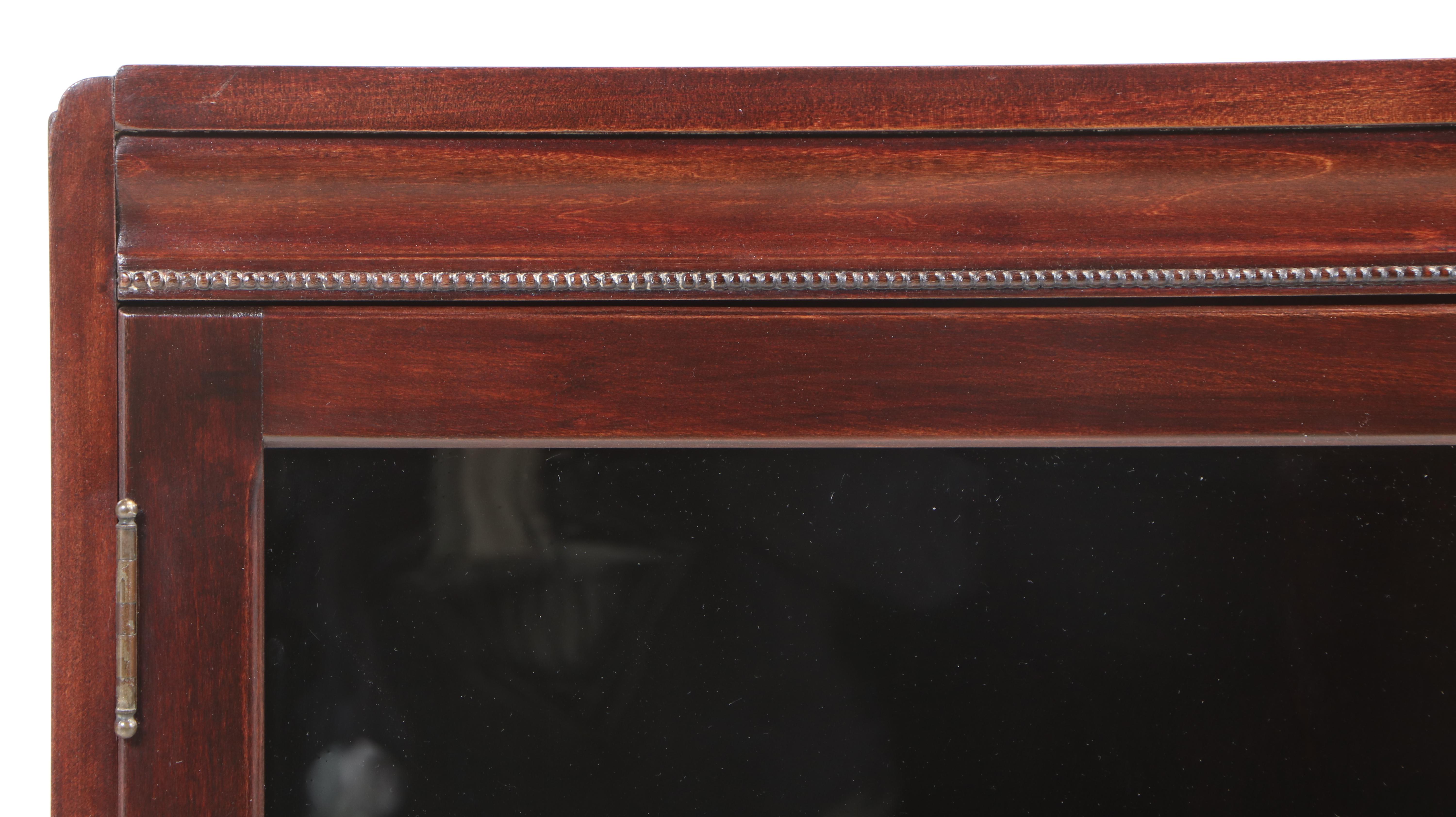 Stern Brothers Colonial Revival Mahogany-Stained Bookcase, Early 20th ...