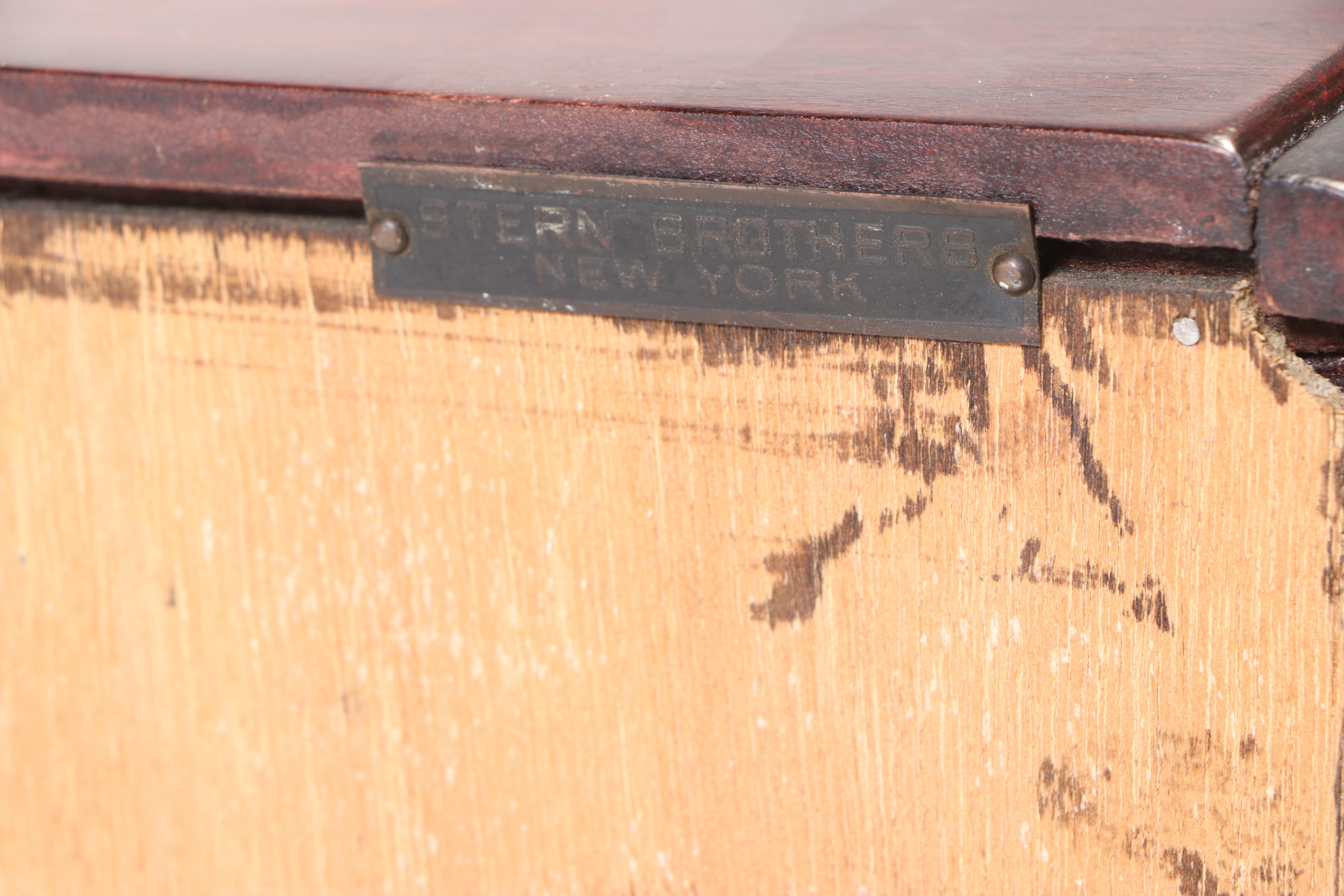 Stern Brothers Colonial Revival Mahogany-Stained Bookcase, Early 20th ...