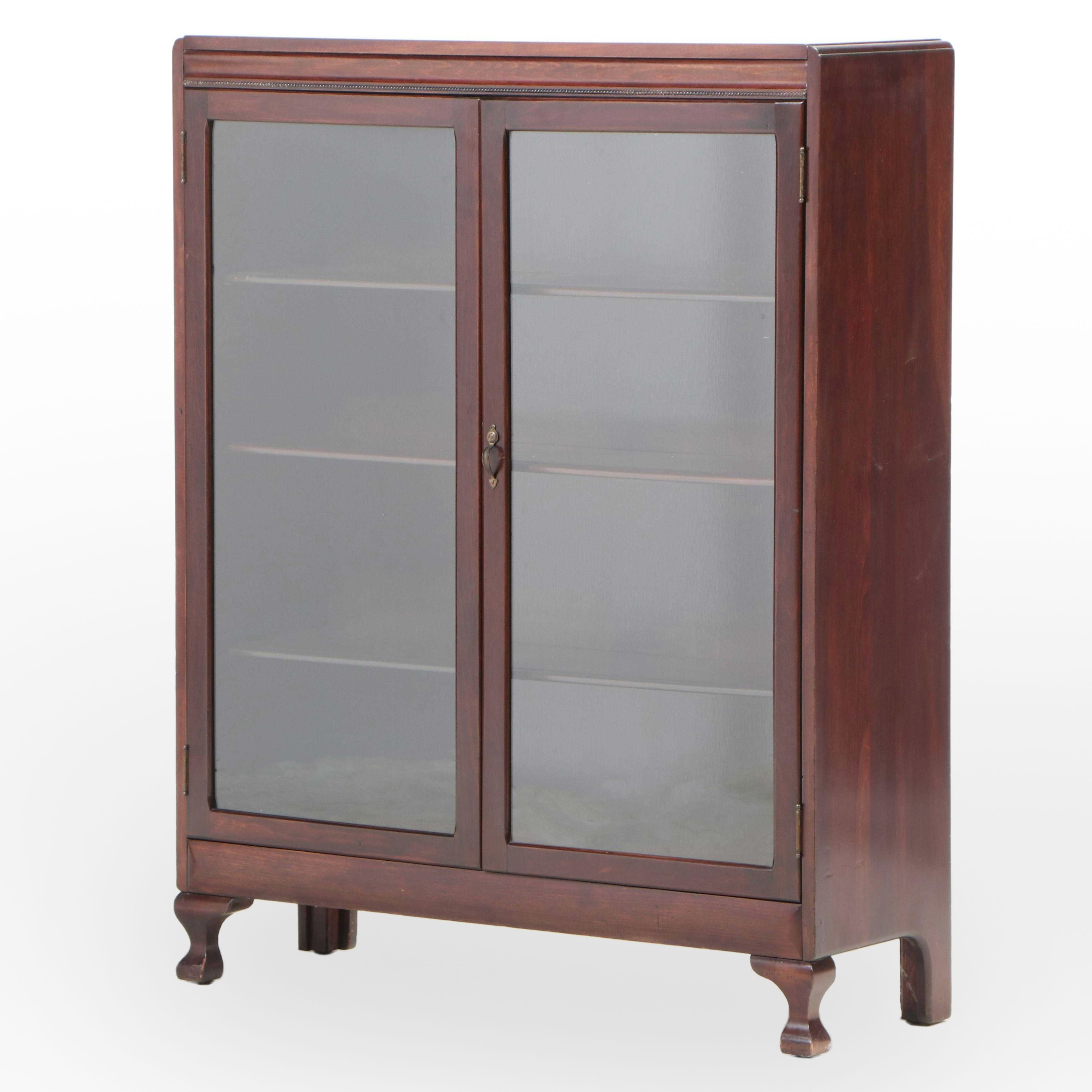 Stern Brothers Colonial Revival Mahogany-Stained Bookcase, Early 20th ...