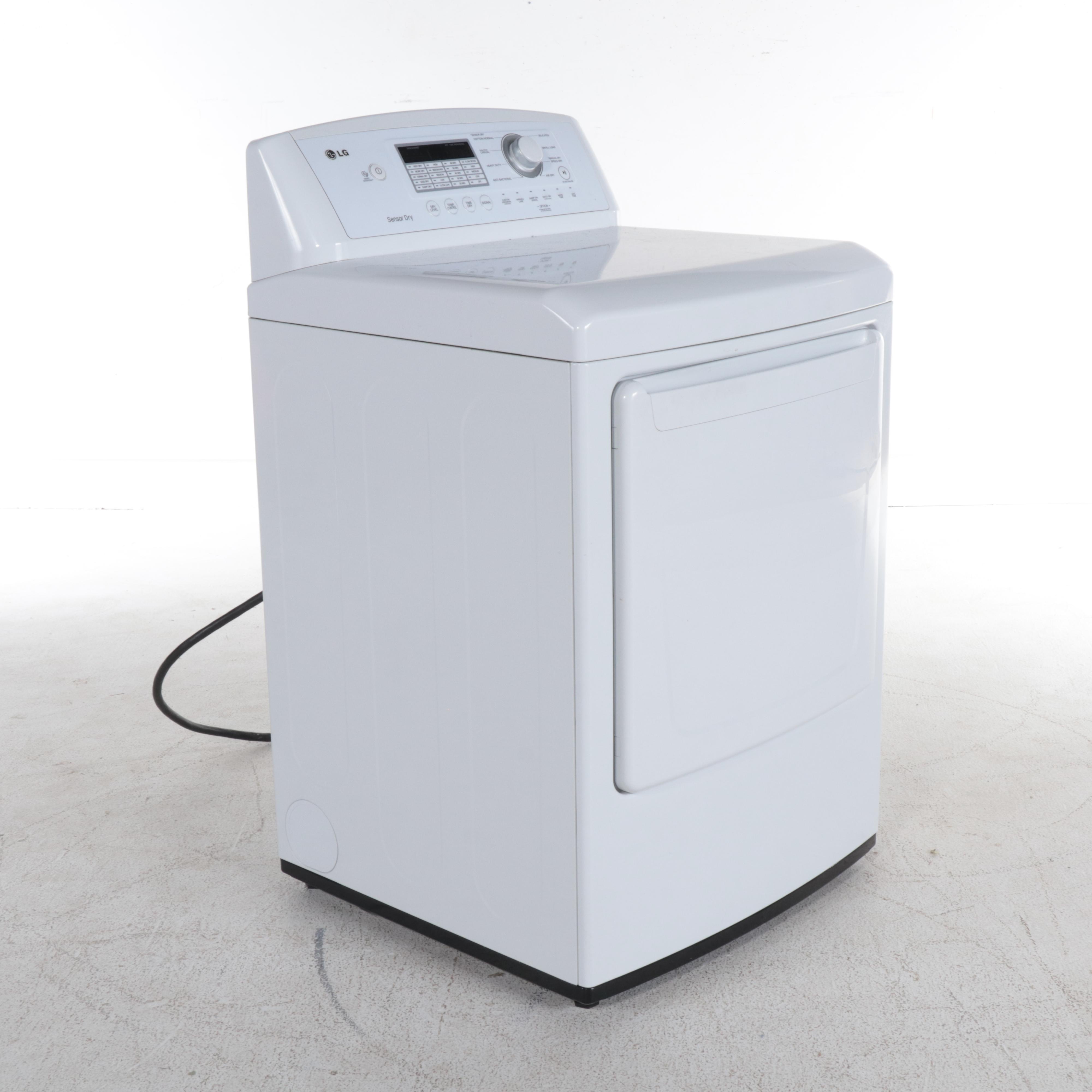LG White 7.3 Cu. Ft. Dryer with Sensor Dry | EBTH