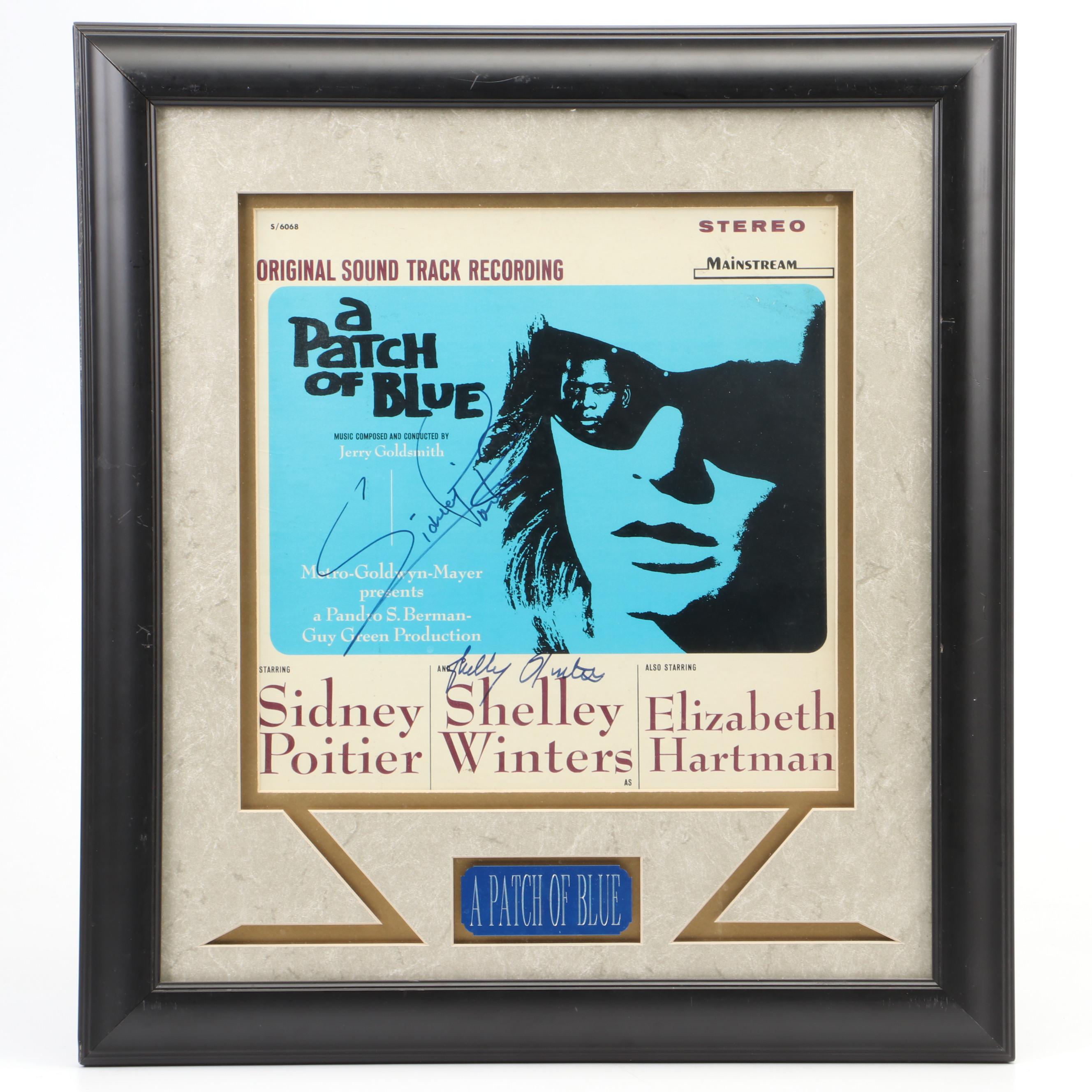 Sidney Poitier and Shelley Winters Signed "A Patch Of Blue" Record in ...