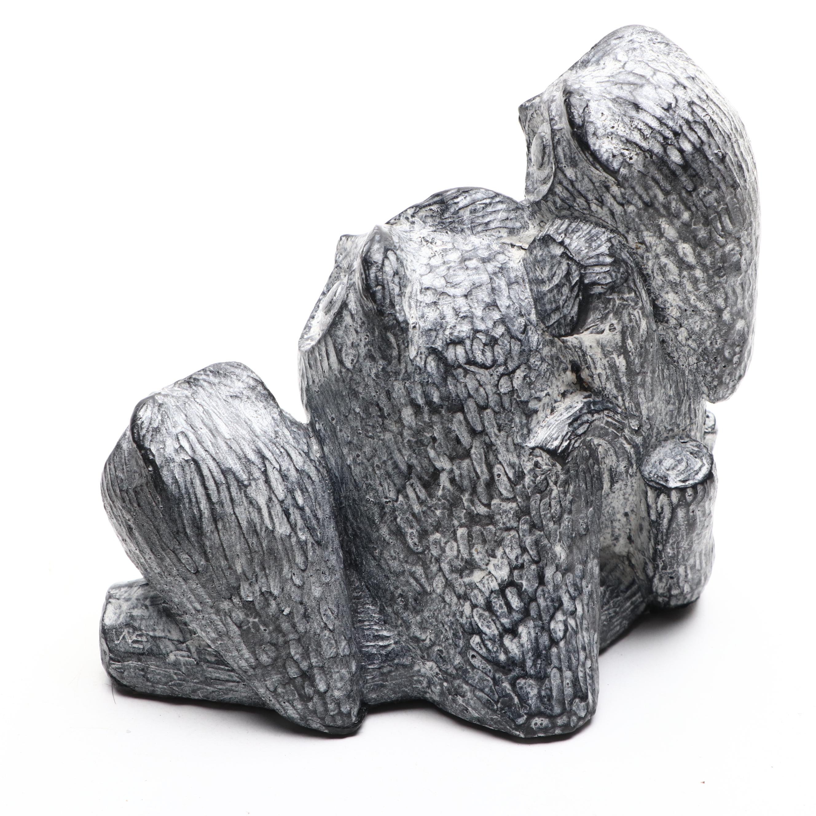 Nuvuk Carved Soapstone Owls with Other Seal, Penguin, & Clay Crocodile ...