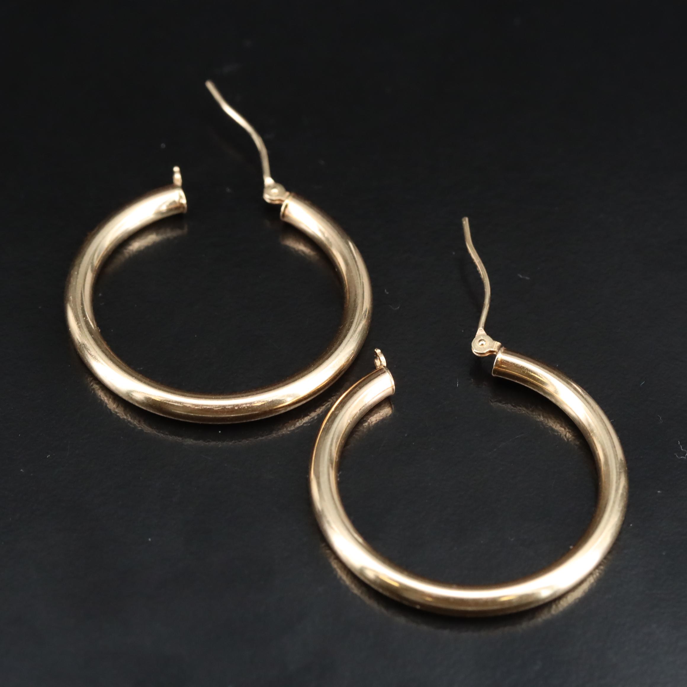 14K Hoops | EBTH