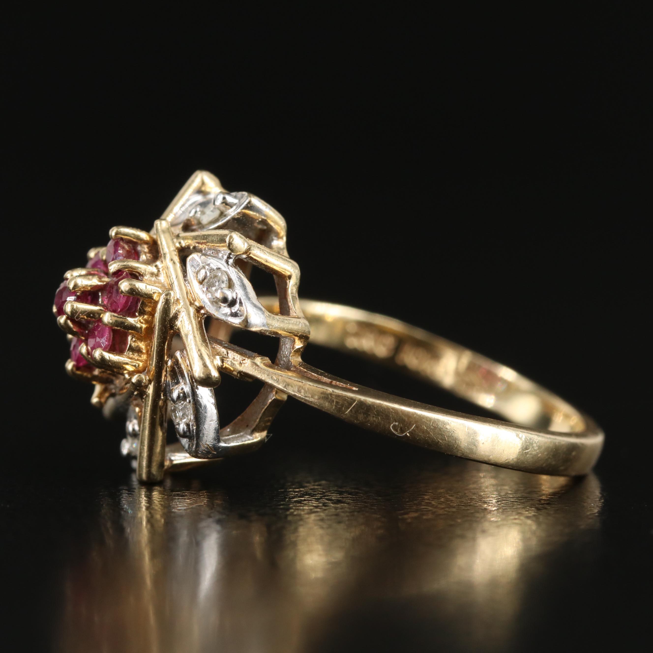 10K Ruby and Diamond Ring | EBTH