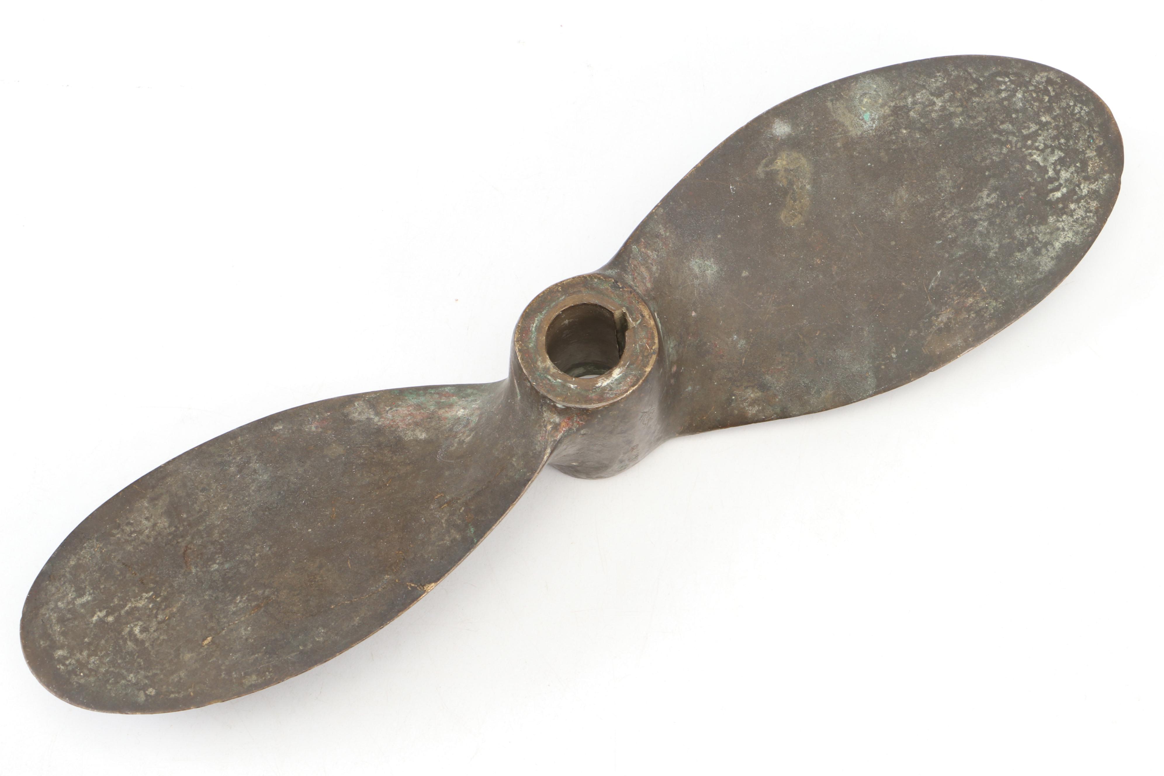 Columbian Bronze Co. 2 Blade Sailboat Propeller | EBTH
