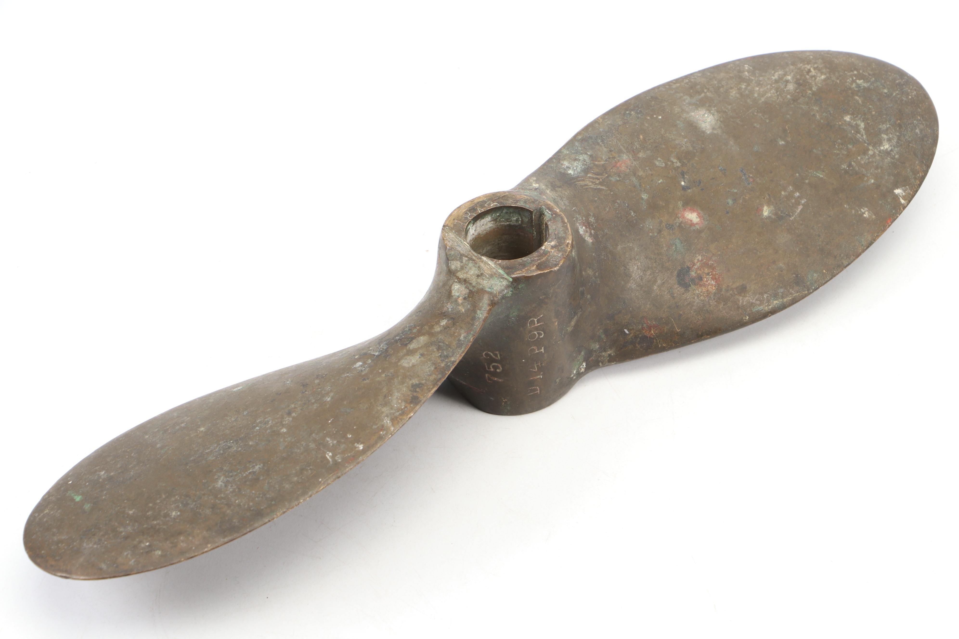 Columbian Bronze Co. 2 Blade Sailboat Propeller | EBTH