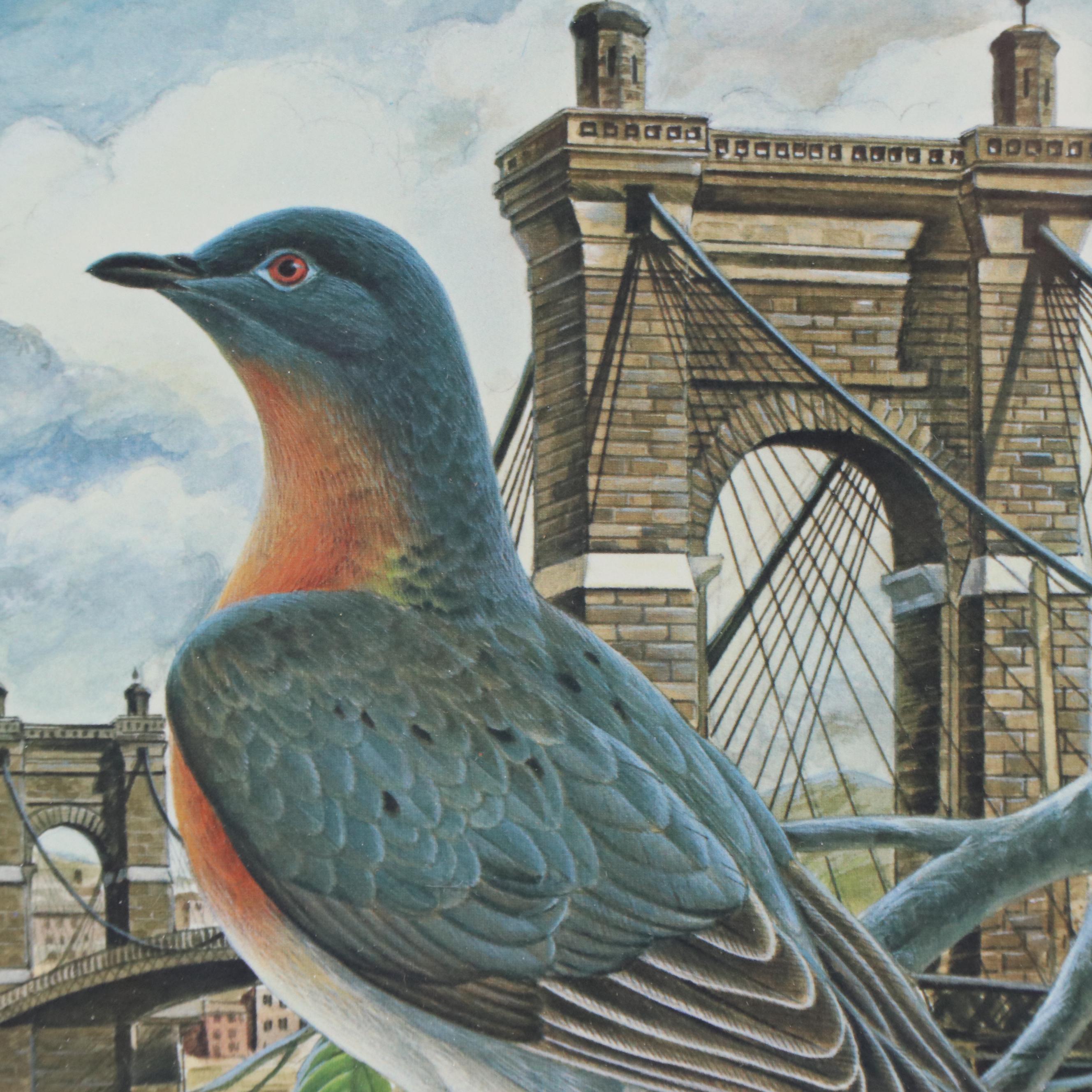 John Ruthven Offset Lithograph "Passenger Pigeons," 1985 | Everything ...