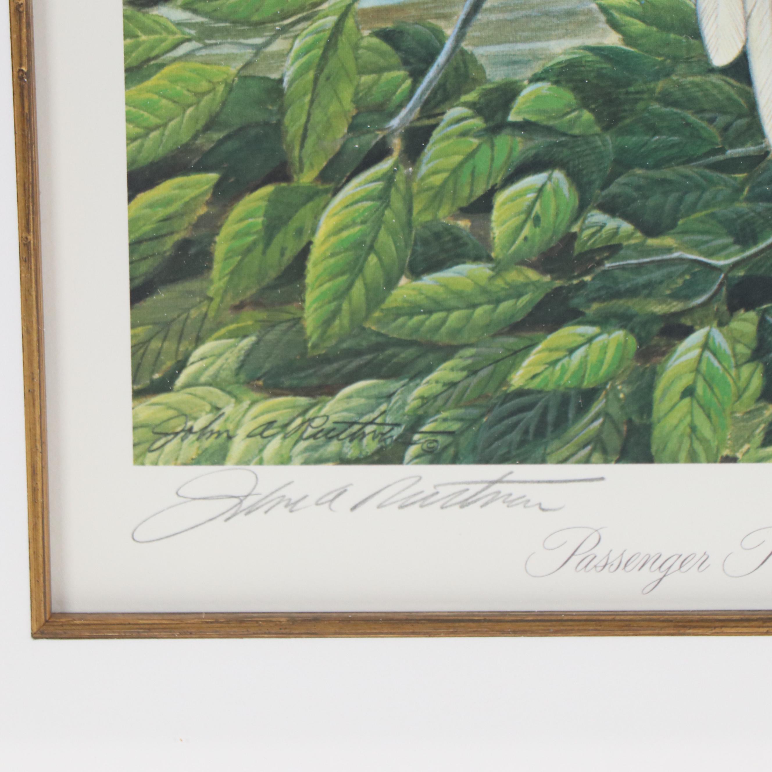 John Ruthven Offset Lithograph "Passenger Pigeons," 1985 | Everything ...