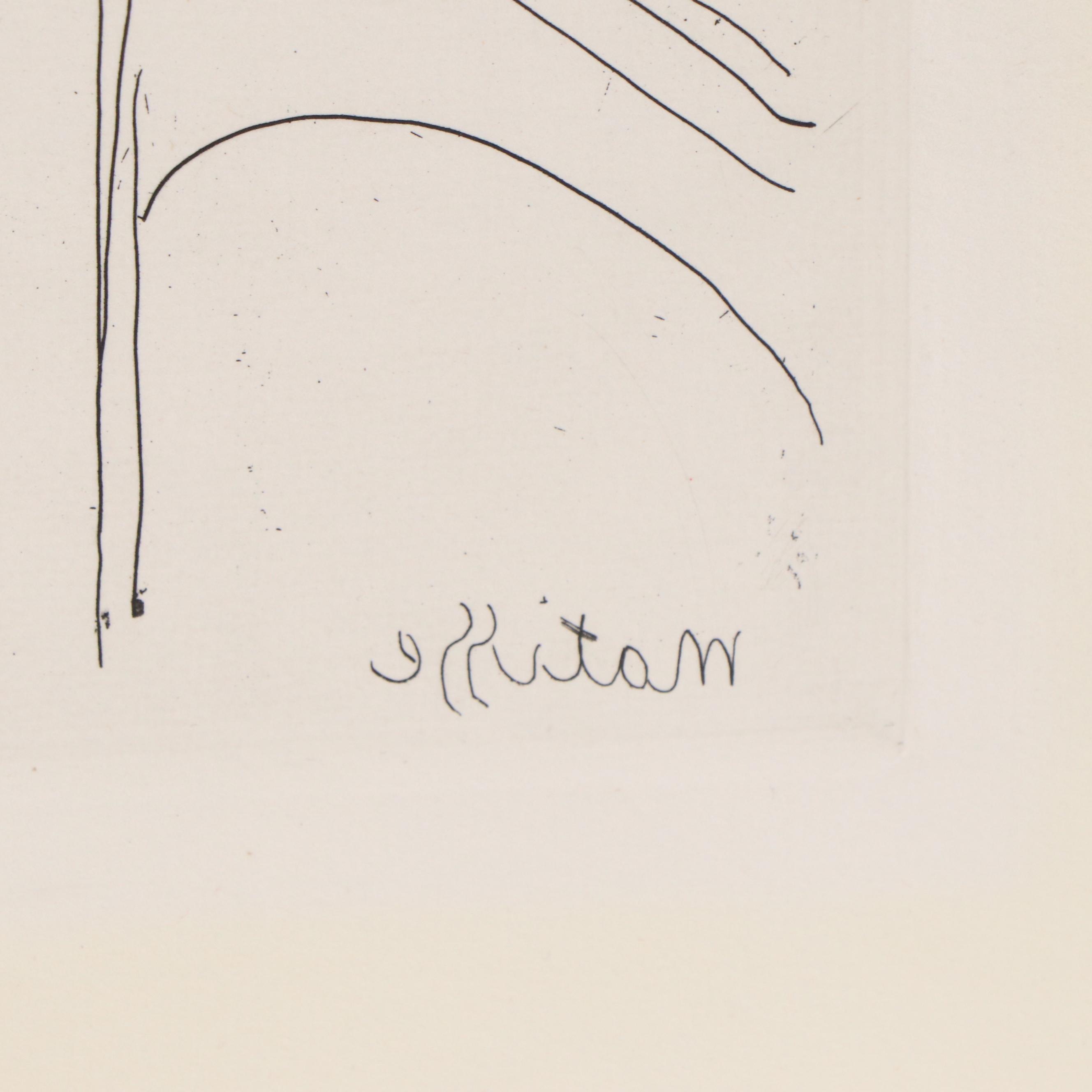 Henri Matisse Etching "La Cité-Notre Dame," 1937 | EBTH