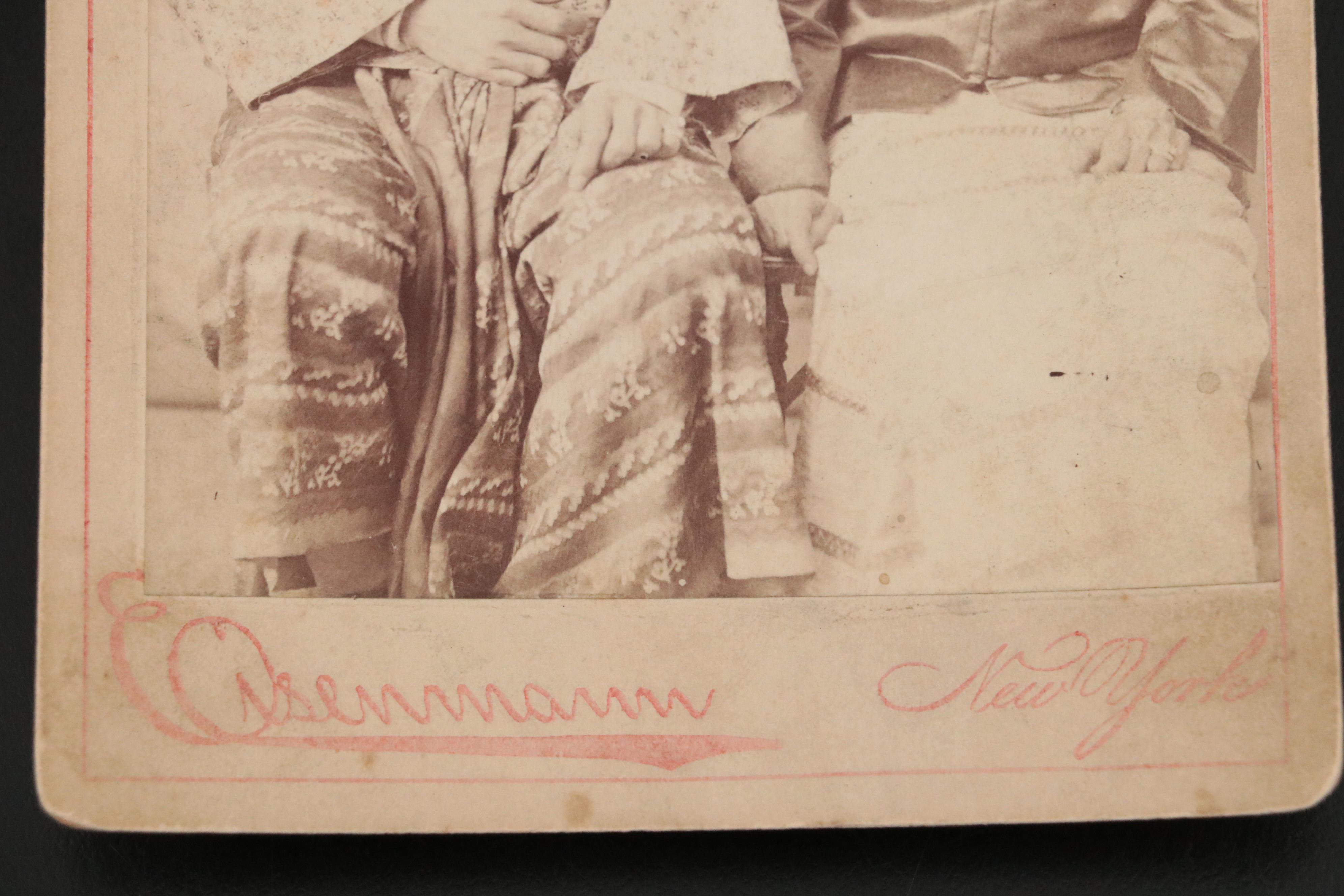 Cabinet Card of Moung Phoset and Mah Phoon, The Sacred Hairy Family of ...