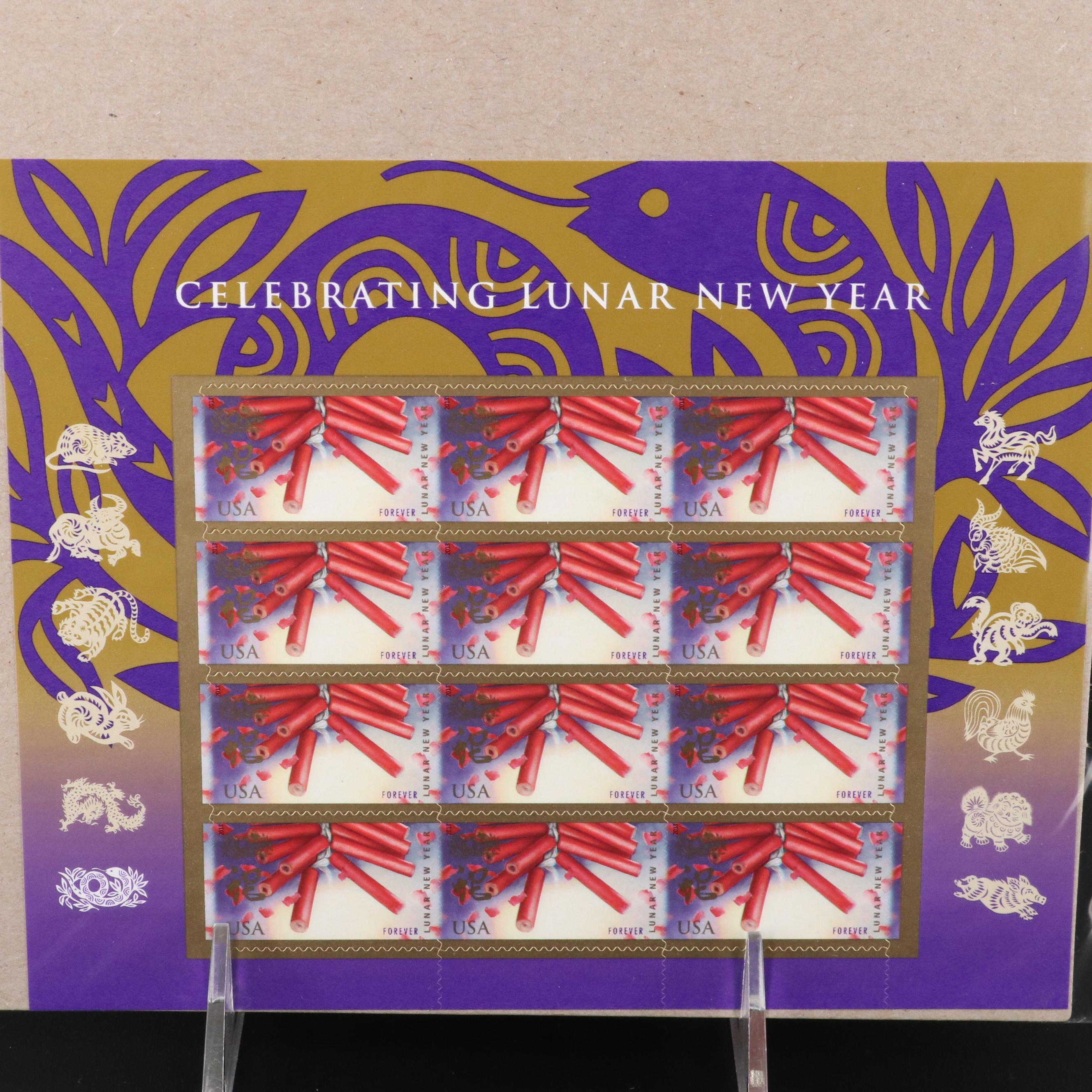 Mint U.S. Postage Stamps in Original Mint Packages With "Celebrate the ...