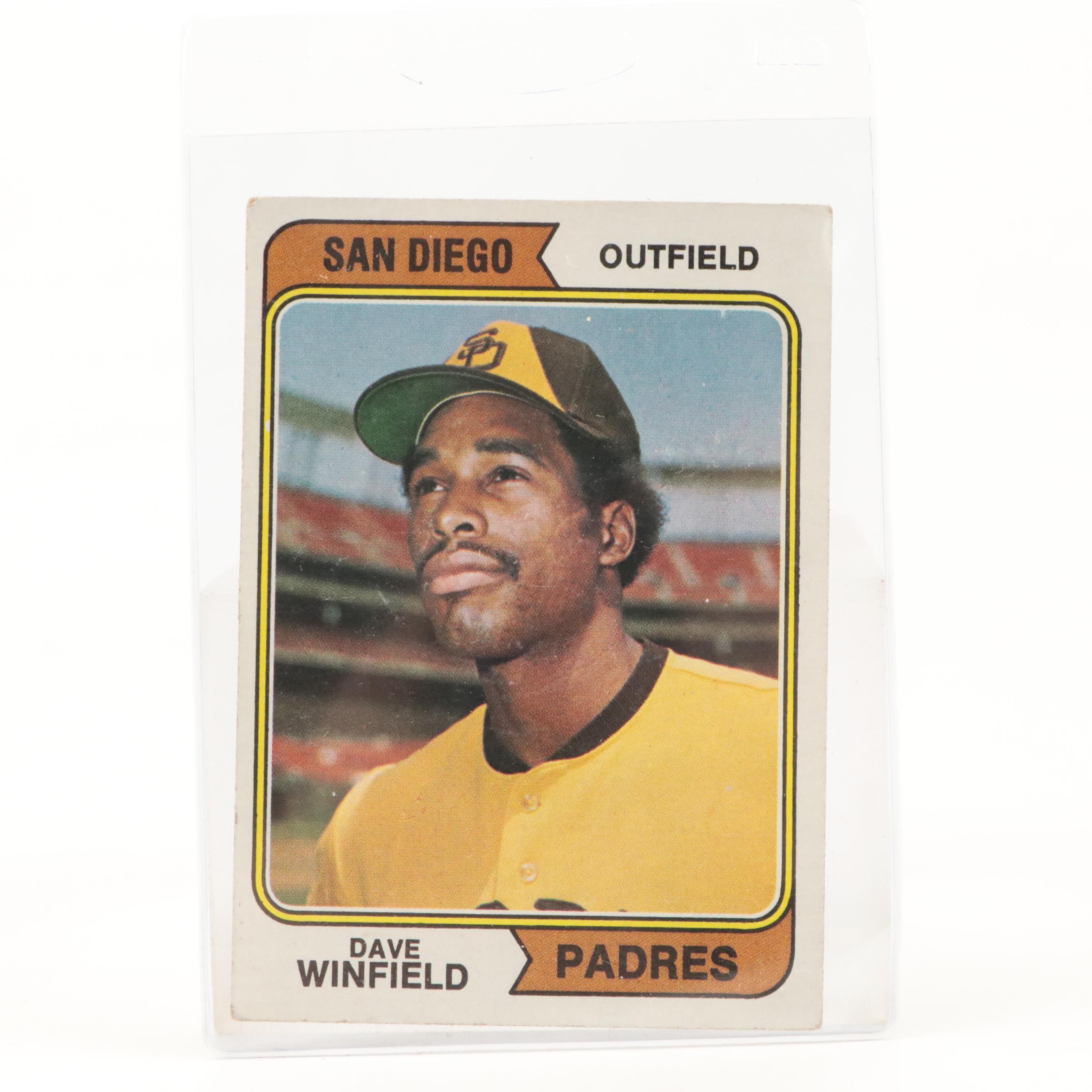 1974 Topps Baseball Cards Featuring Dave Winfield Rookie and More ...