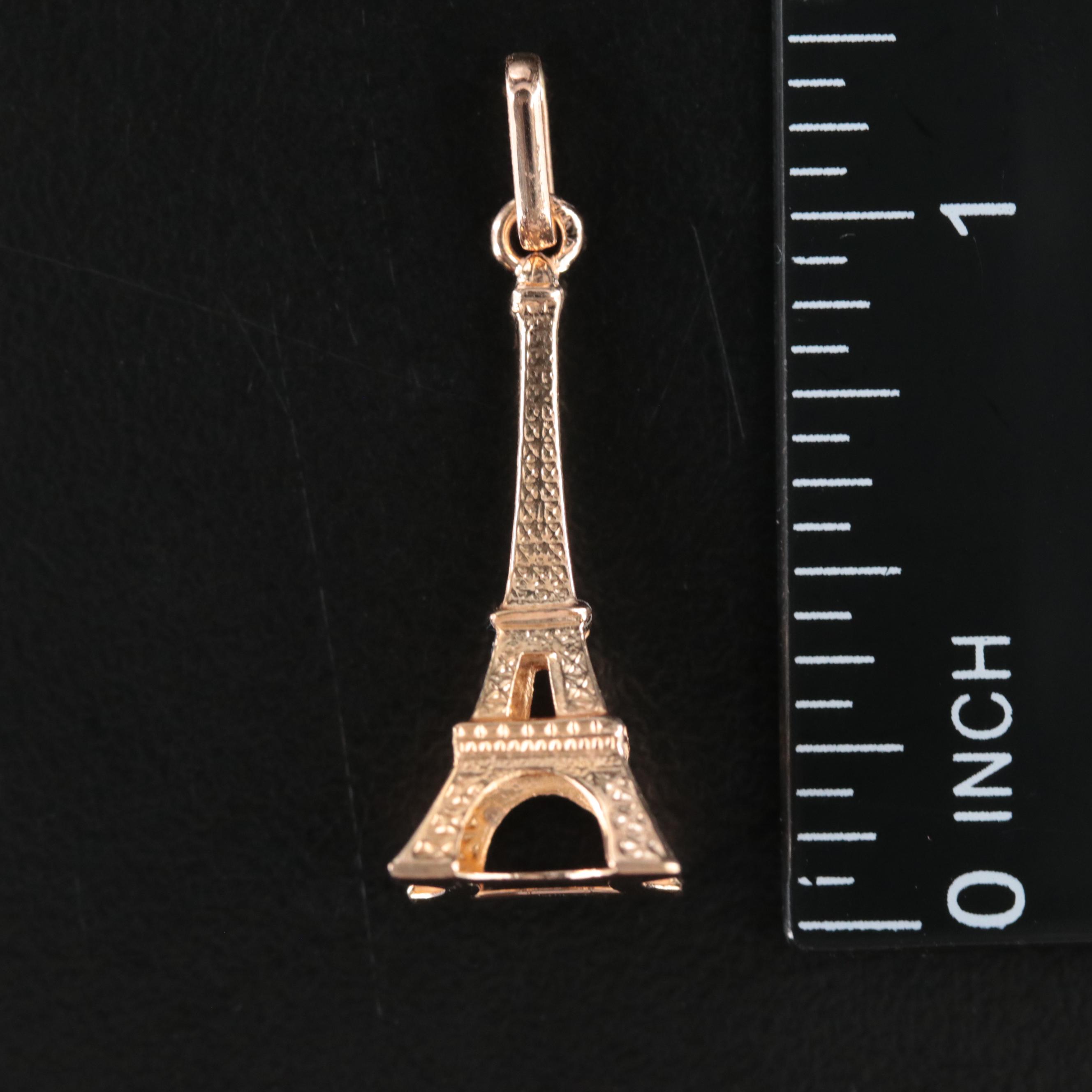 French 18K Eiffel Tower Charm | EBTH