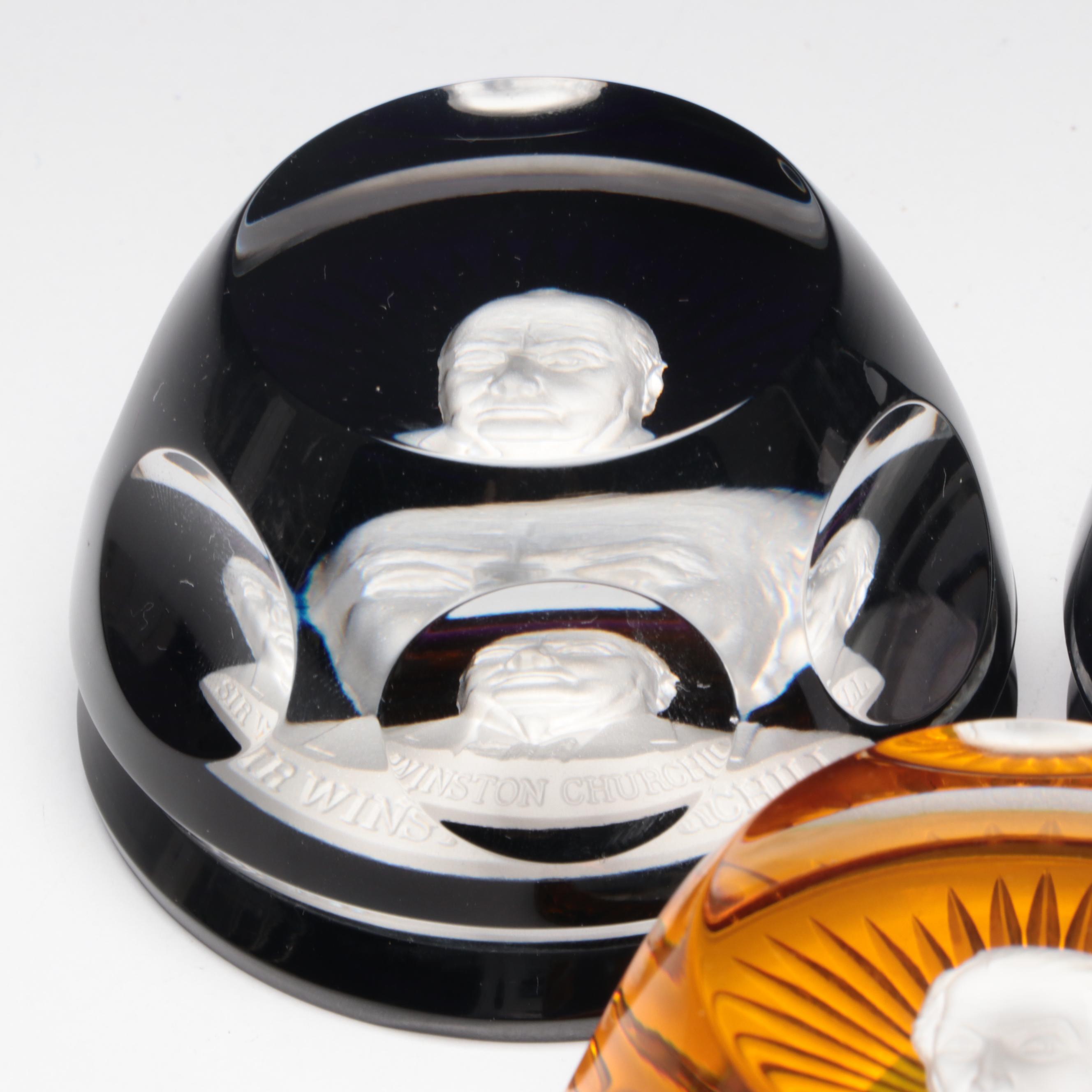 The Franklin Mint Baccarat Crystal Paperweights, Late 20th Century | EBTH