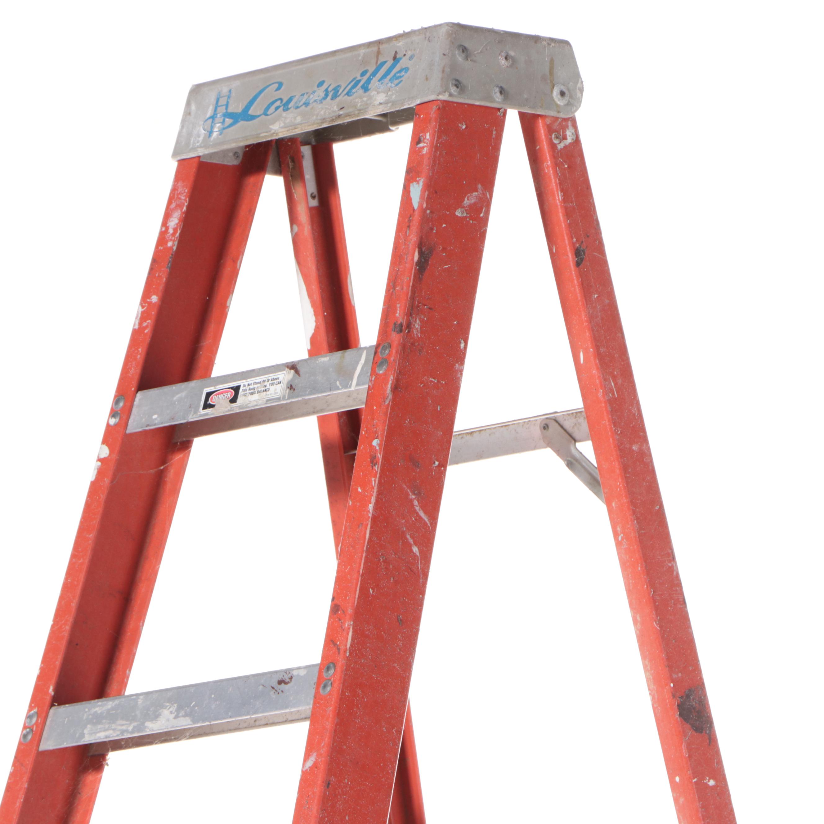 Louisville 10' Aluminum Step Ladder | EBTH