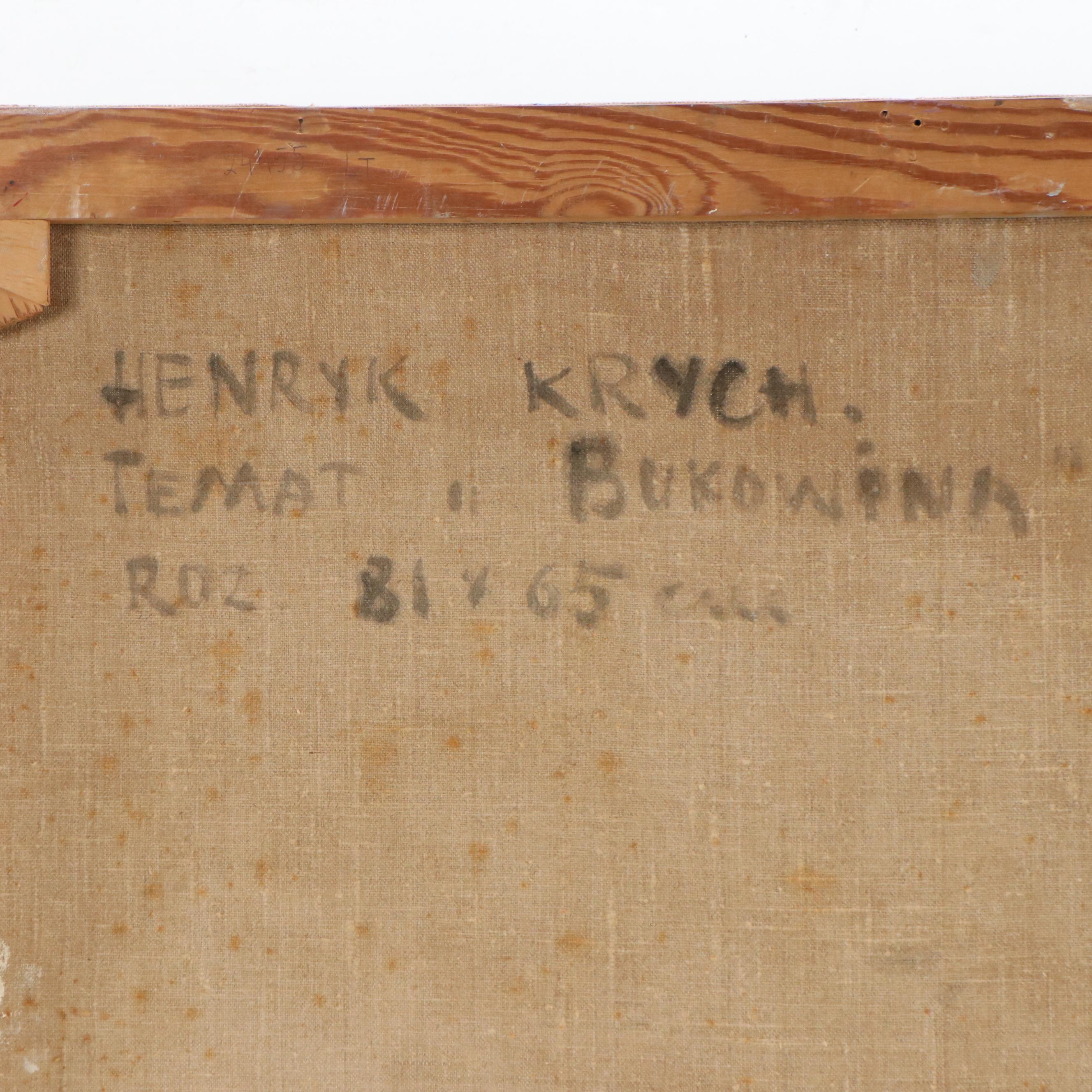 Henryk Krych Landscape Oil Painting "Bukowina" | EBTH