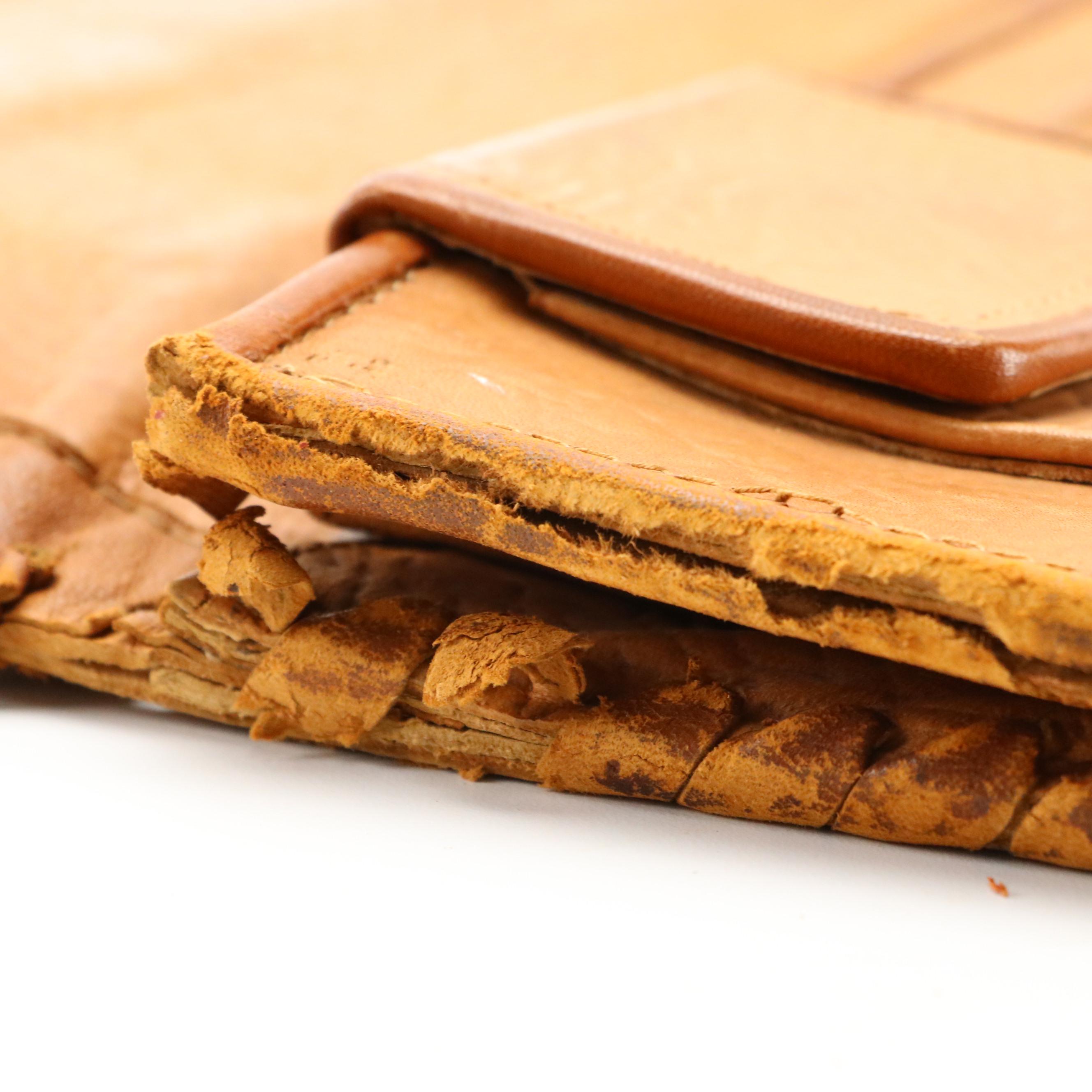 Zariffa Hand Tooled Leather Egyptian Satchel Case, Other Tooled Leather ...