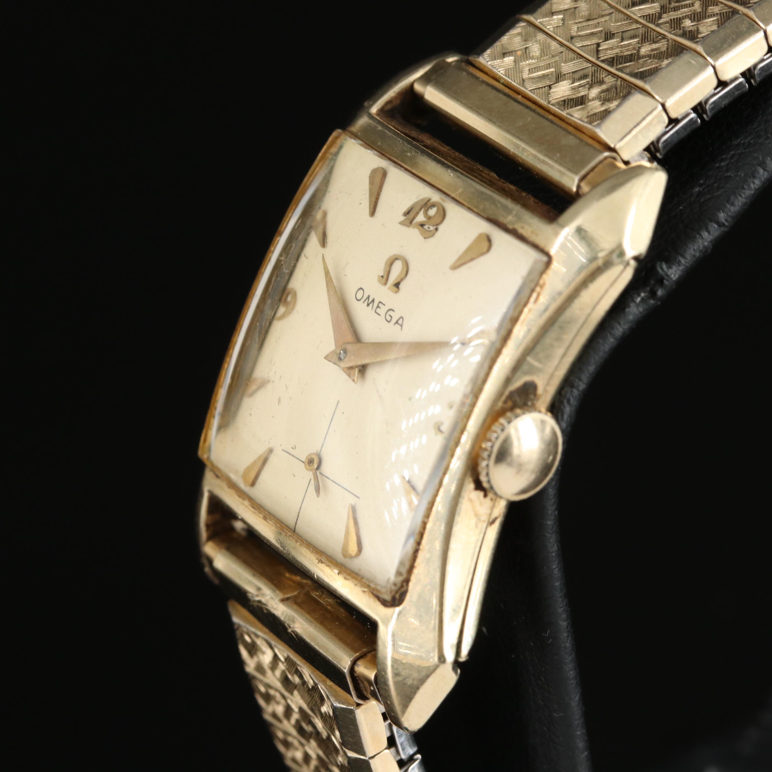1956 Omega Stem Wind Wristwatch | EBTH