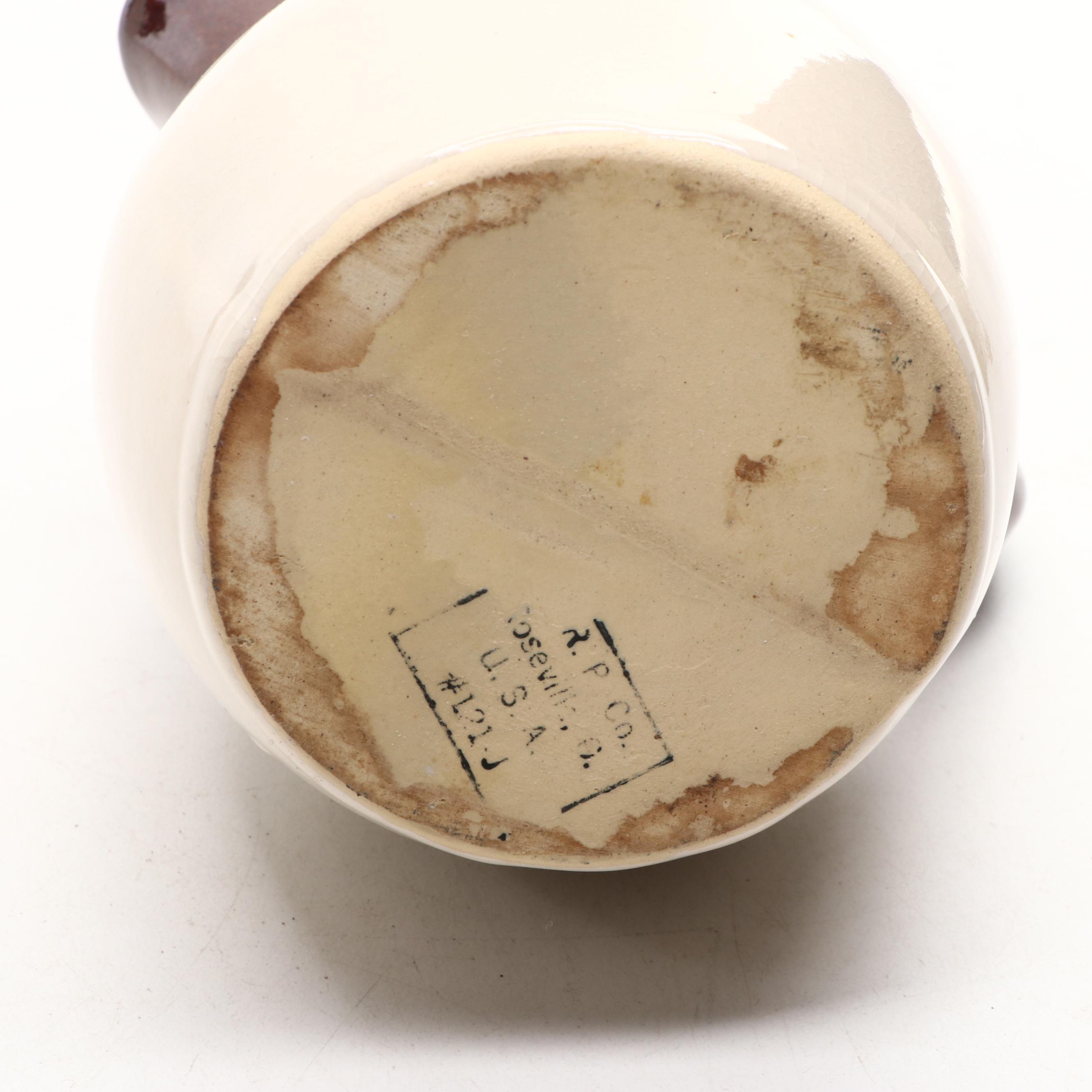 Robinson Ransbottom Pitcher with Other Two Tone Earthenware Kitchenware ...