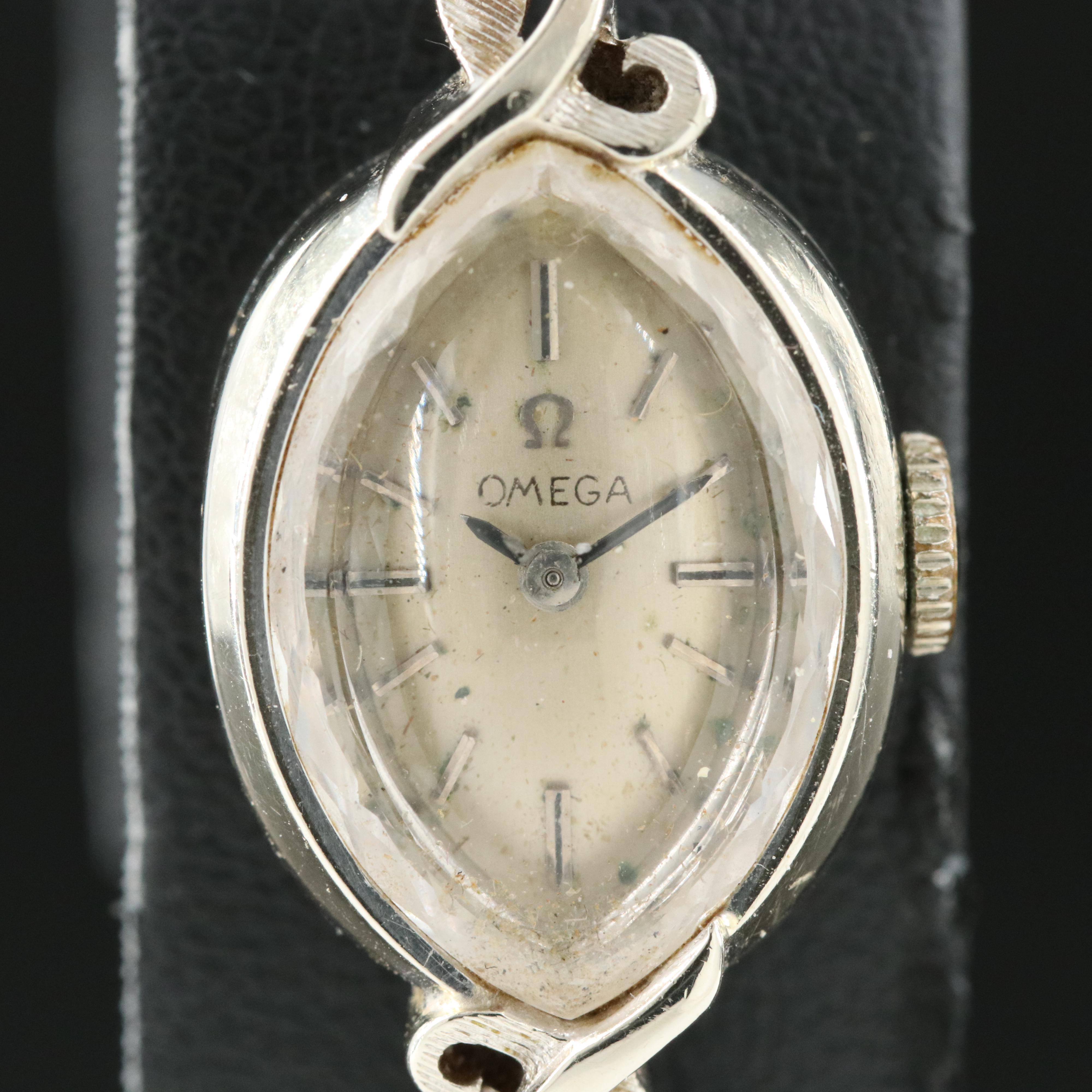 1960s 14K Omega Stem Wind Wristwatch | EBTH