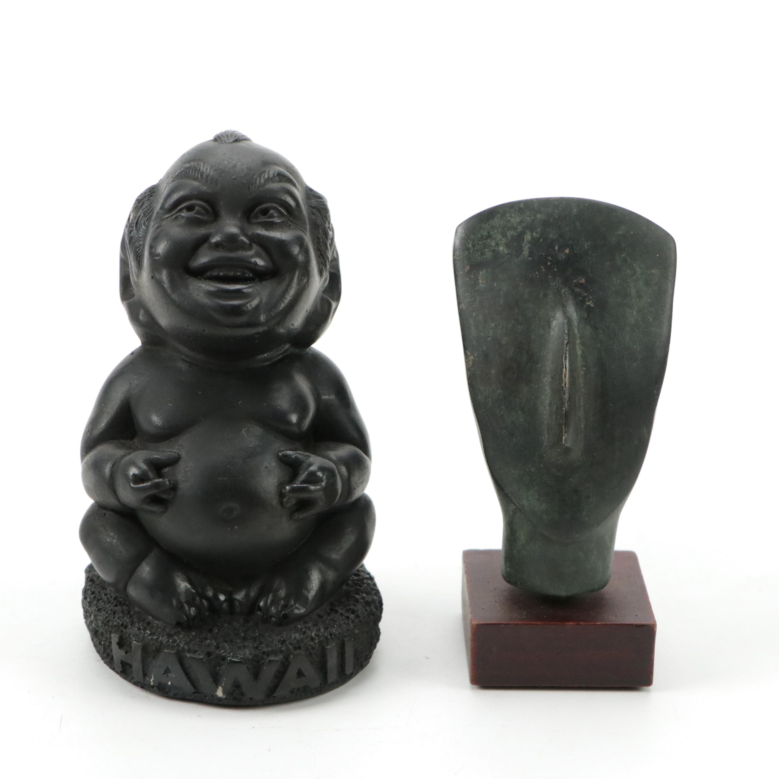 McCoy Art Pottery Cornucopia Vase with Other Ceramic and Metal Décor | EBTH