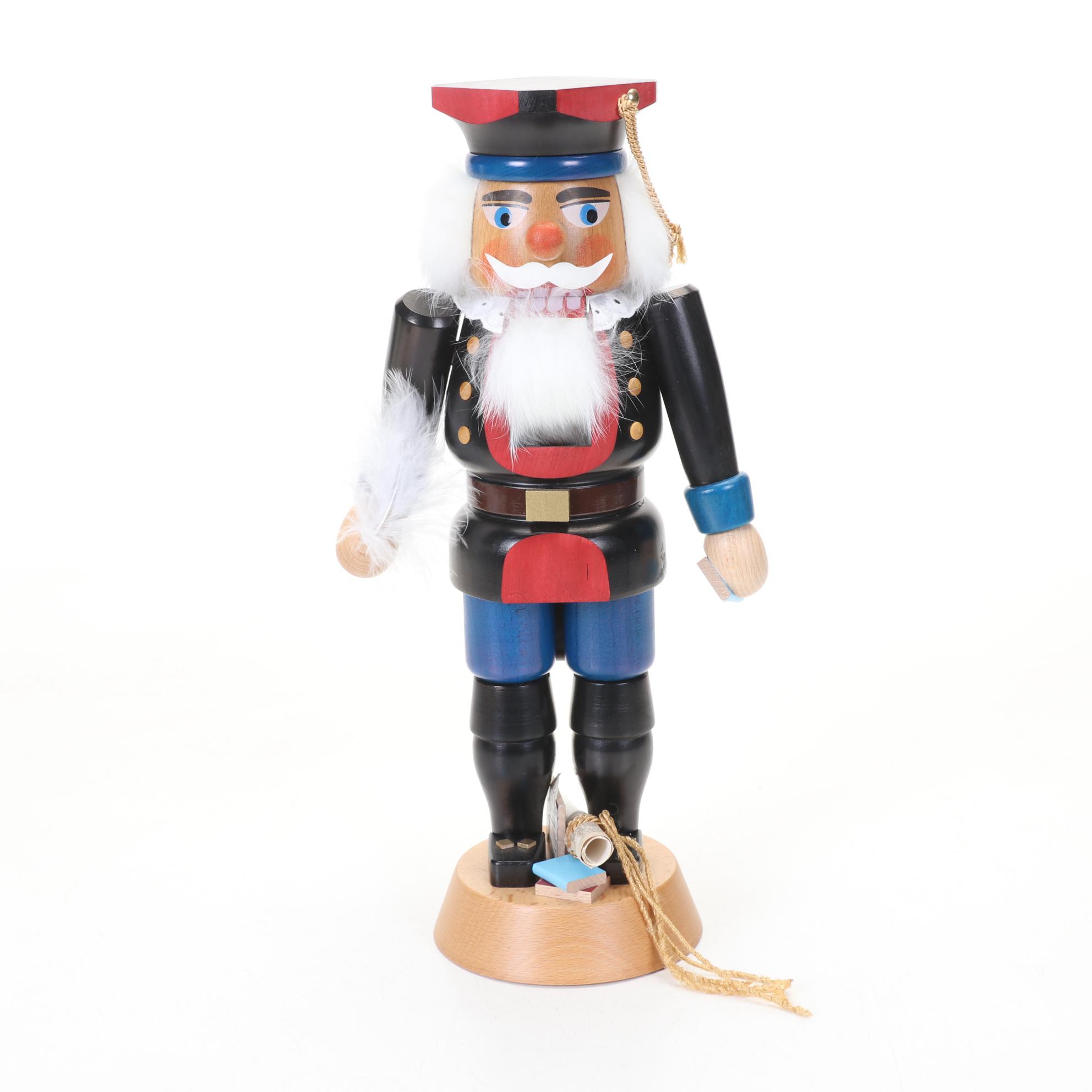 Two German Nutcrackers Featuring KG Stracoland Colmnitz Mouse Soldier ...