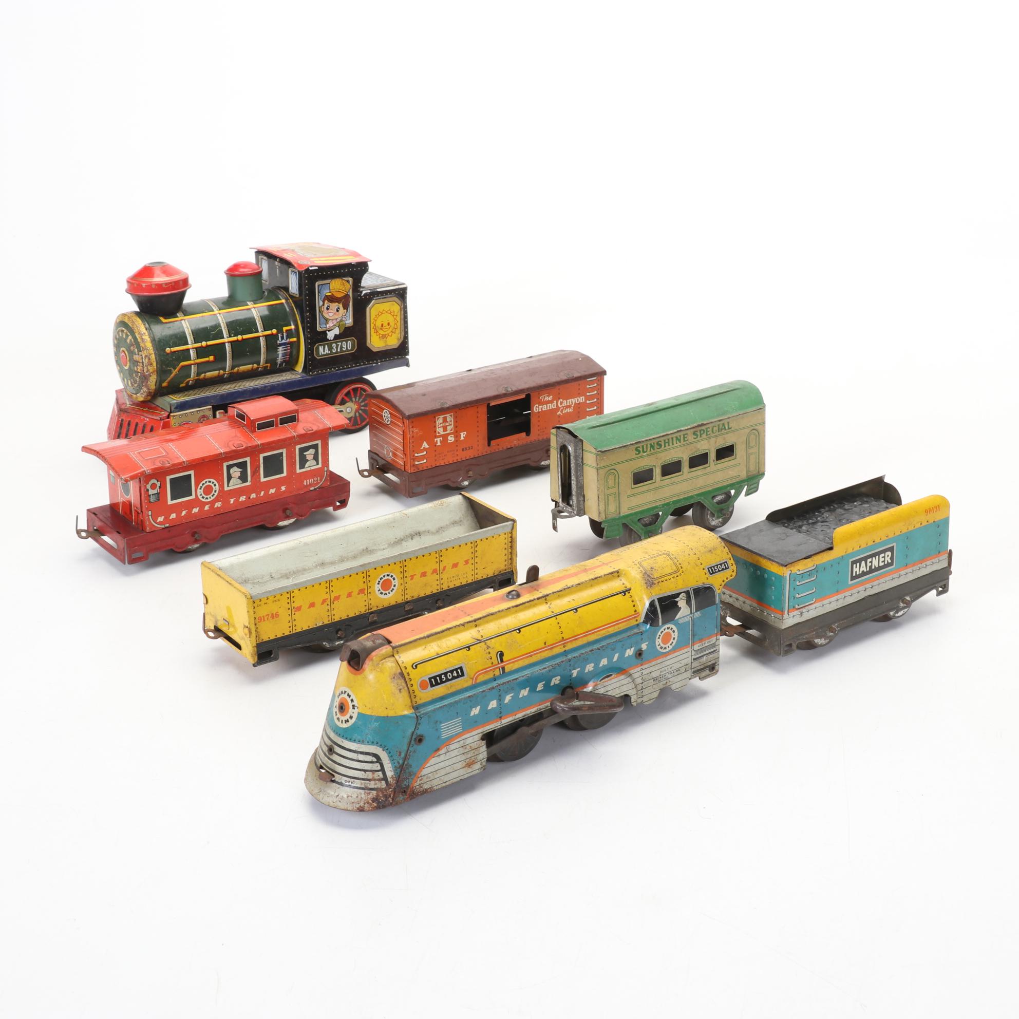 Hafner & Nakayama Tin Litho Trains, Early to Mid 20th Century | EBTH