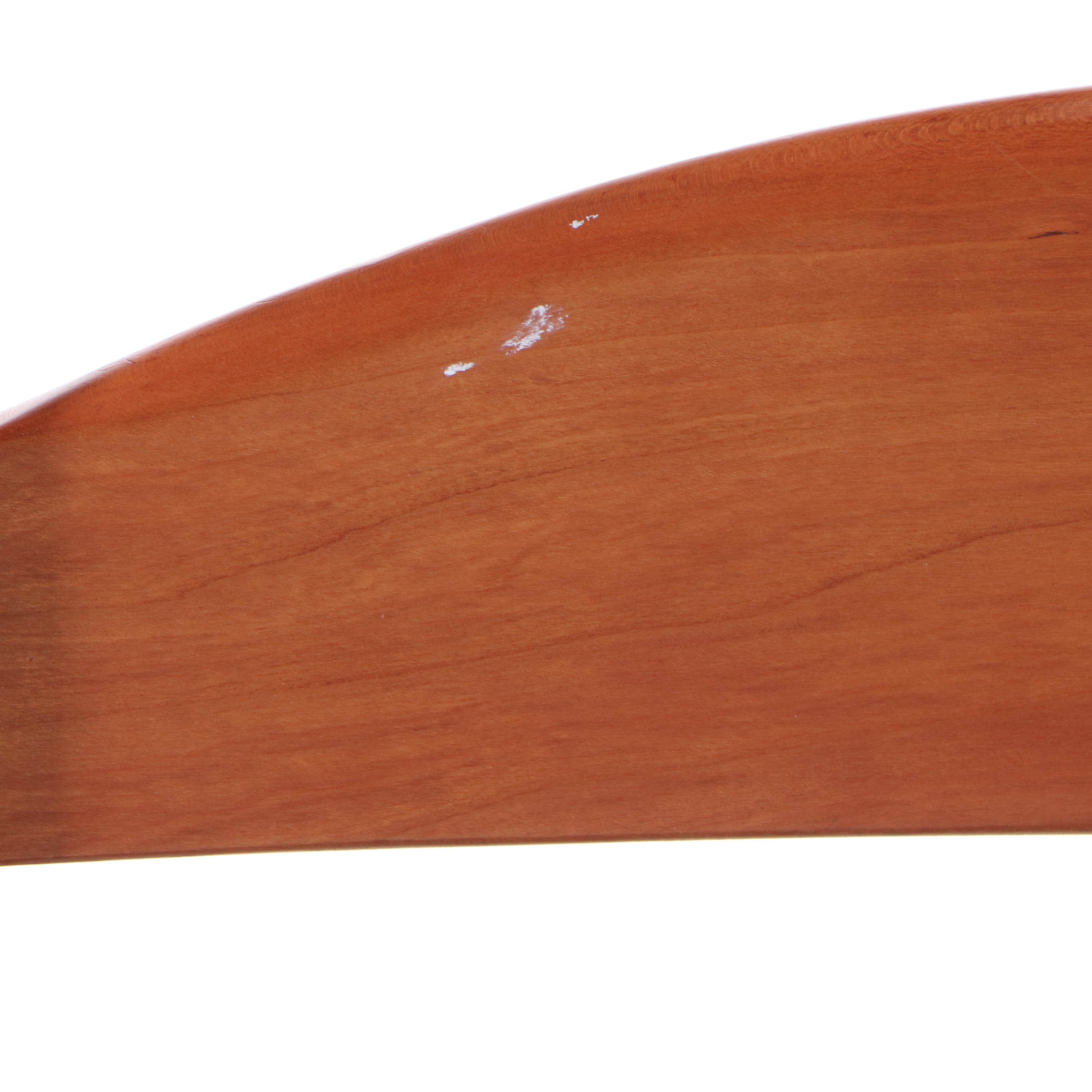 Pair of Shaker Style Cherrywood and Tape-Woven Bench-Made Counter ...