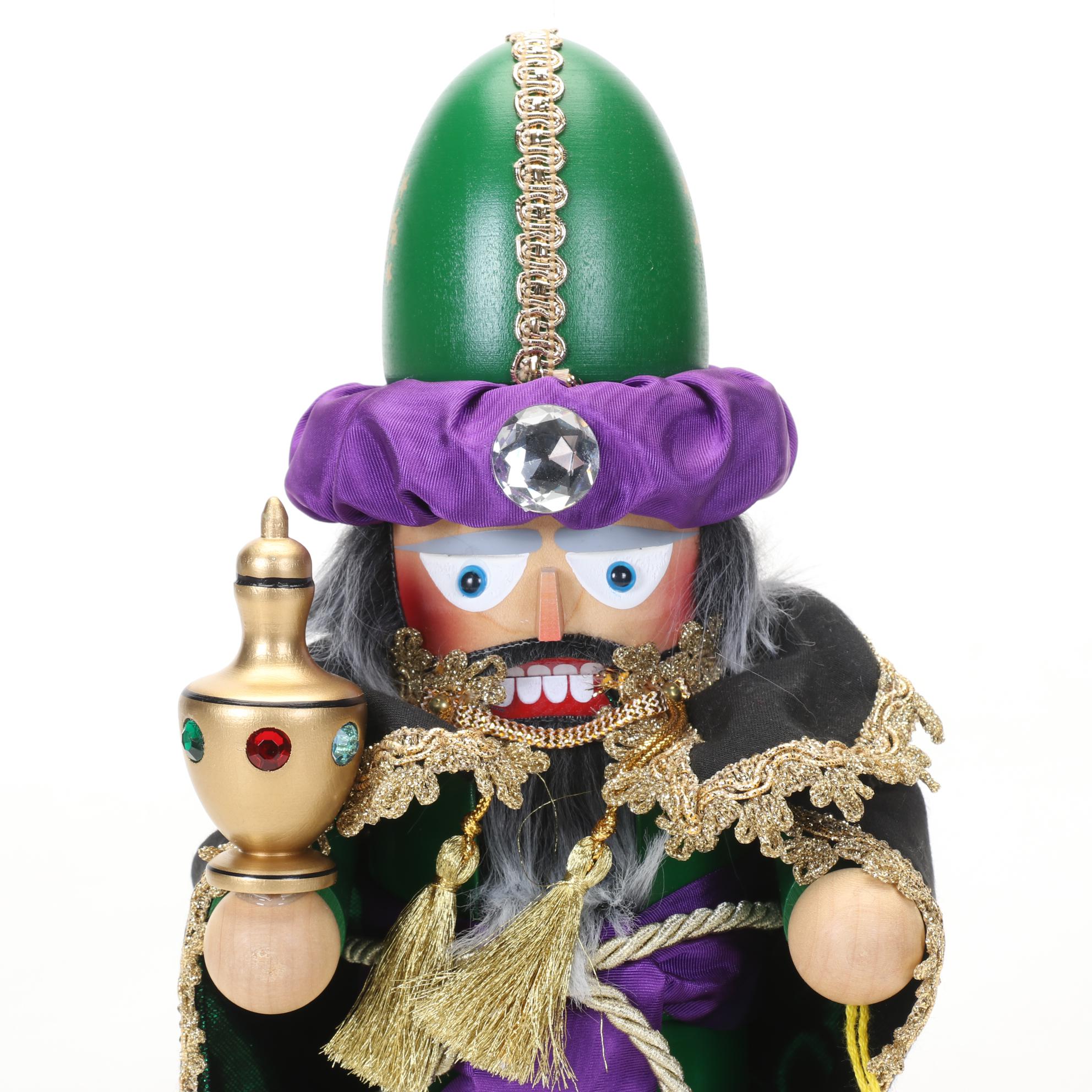 Steinbach "Chubby Melchior" Handmade Wooden Nutcracker | EBTH