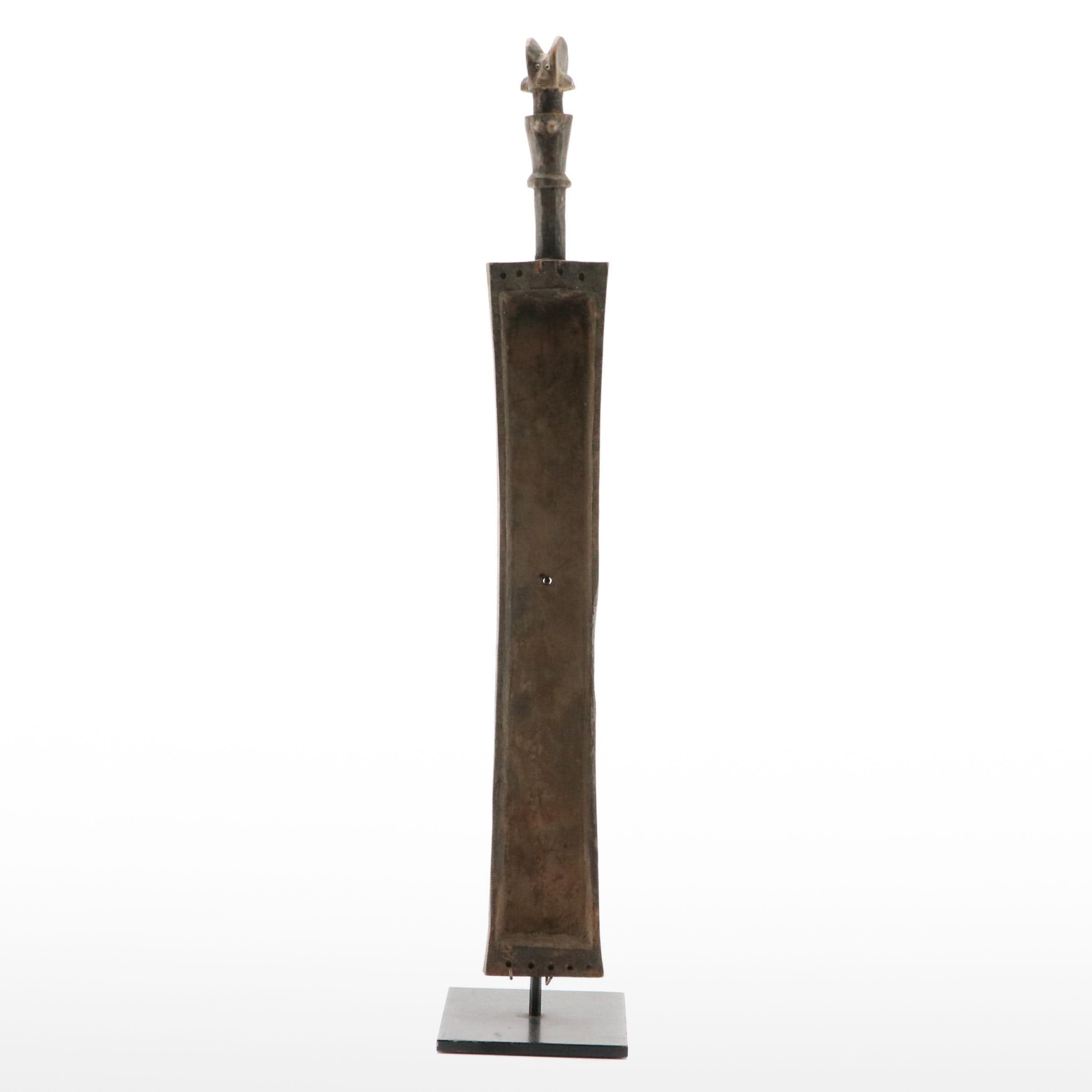 Zigua Style Carved Wood "Enanga" Trough Zither Stringed Instrument | EBTH