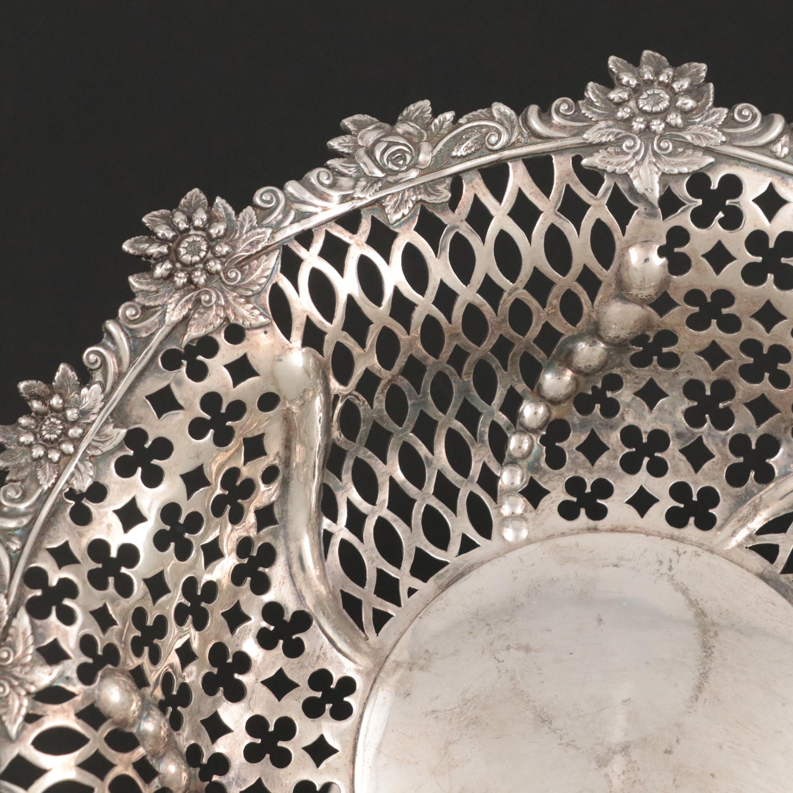 George Fox English Reticulated Sterling Silver Compote, 1865 | EBTH