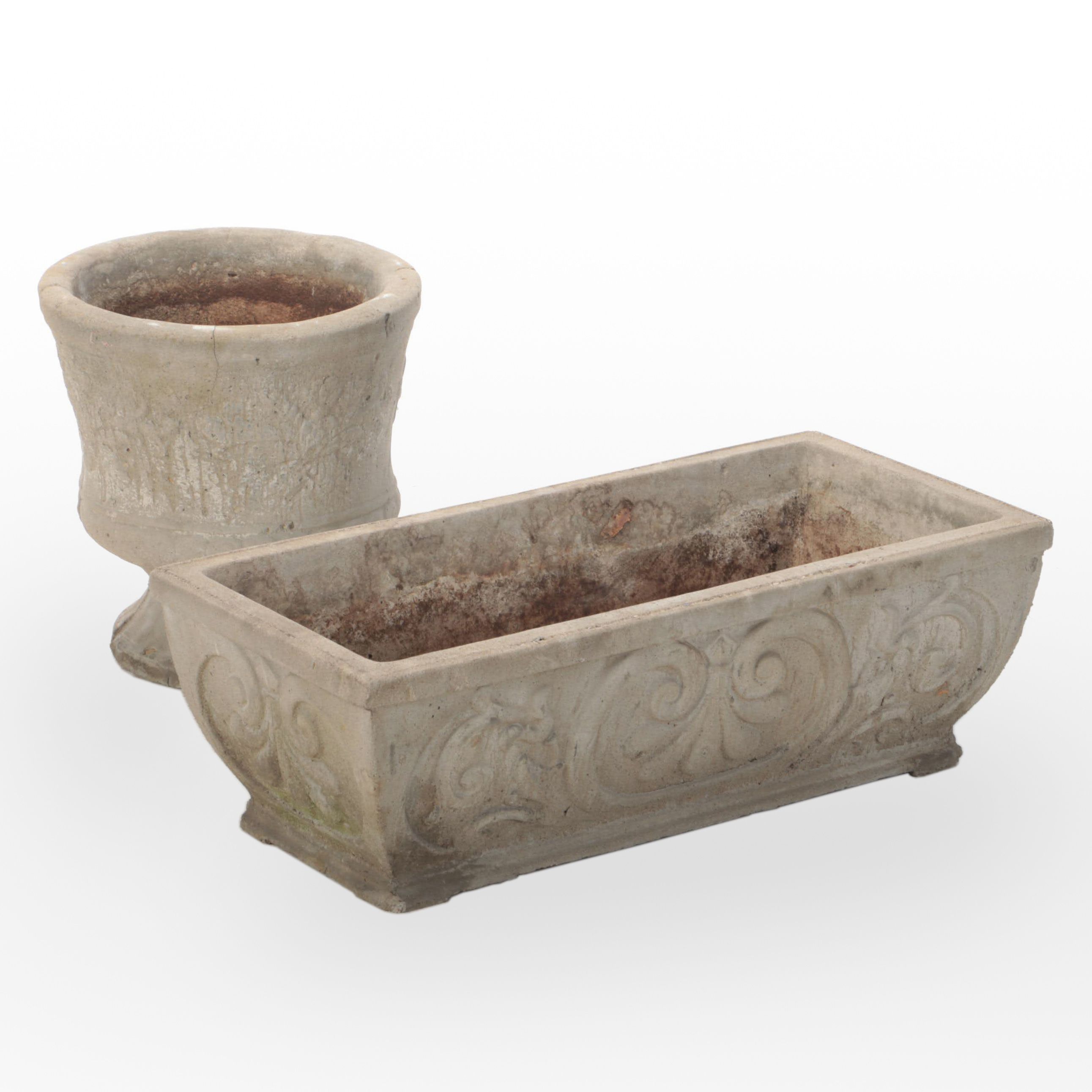 Cast Concrete Outdoor Planters | EBTH