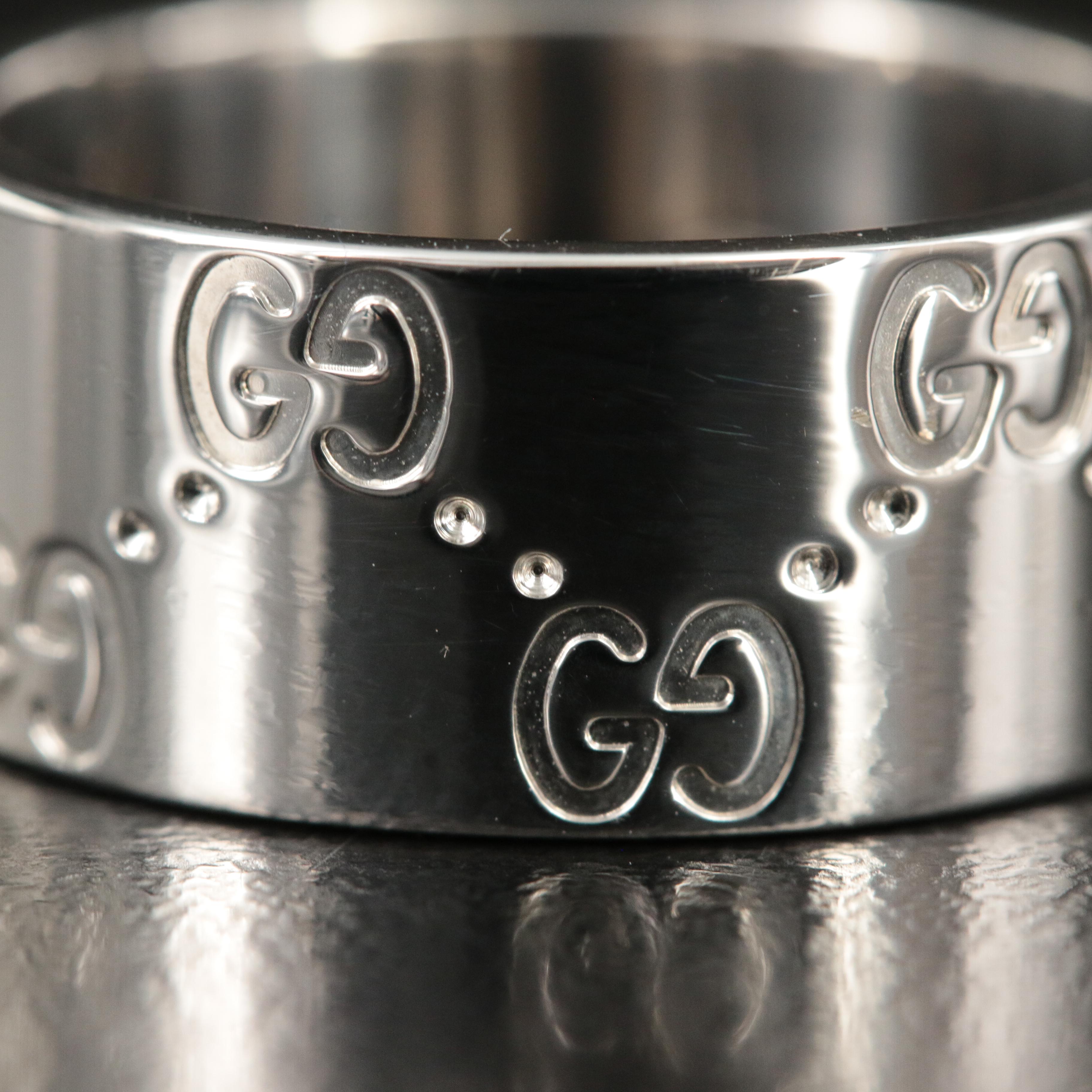 Gucci 18K 'Icon' GG Band | EBTH