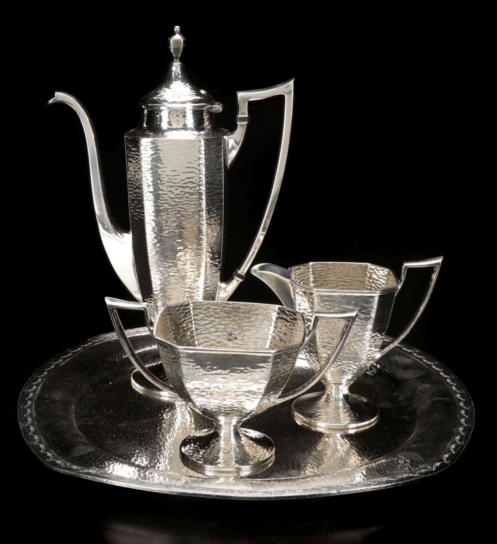 Homan & Co Silver Plate Coffee Service | EBTH