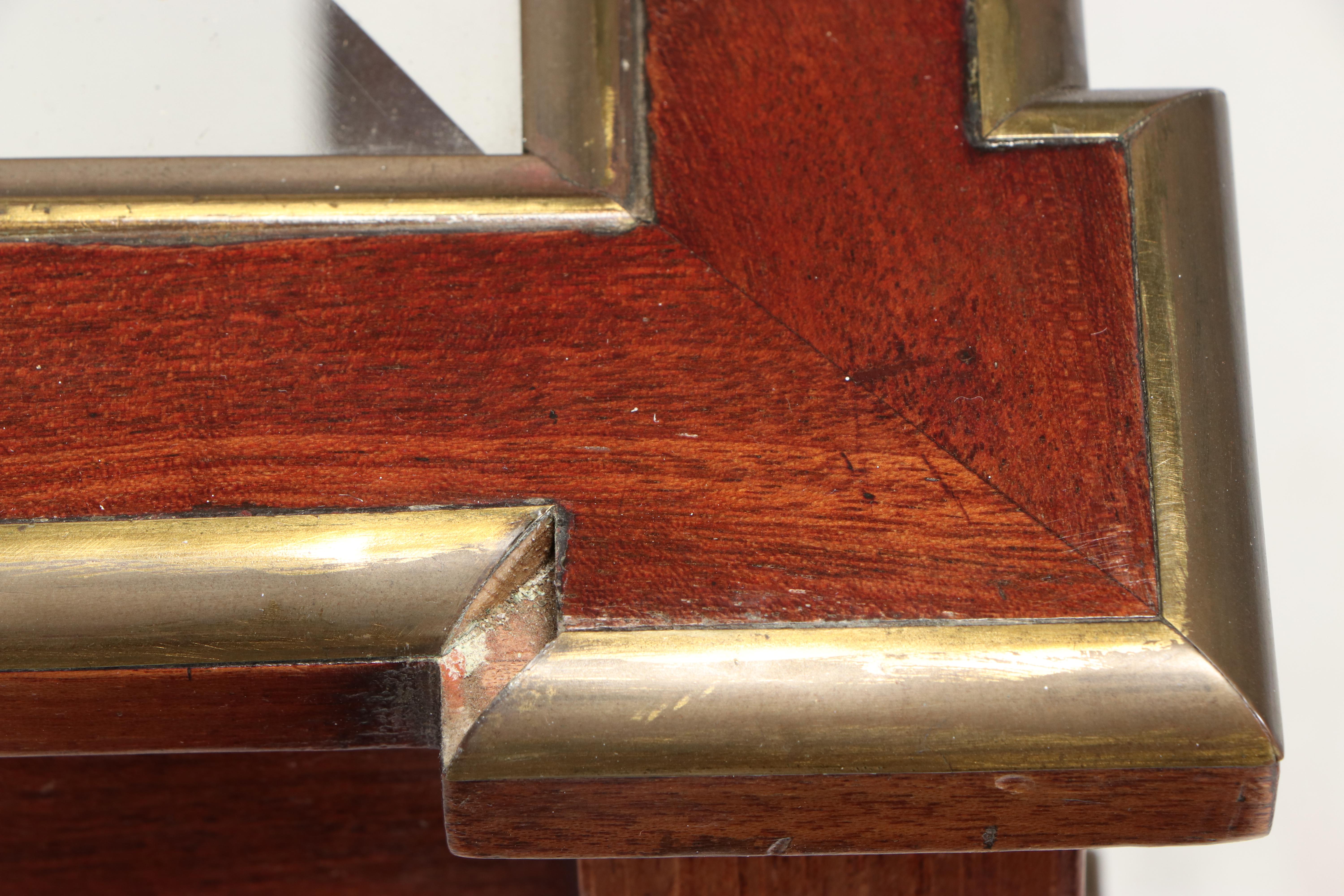 Louis VXI Style Mahogany Pillar Vitrine with Brass Details | Everything ...
