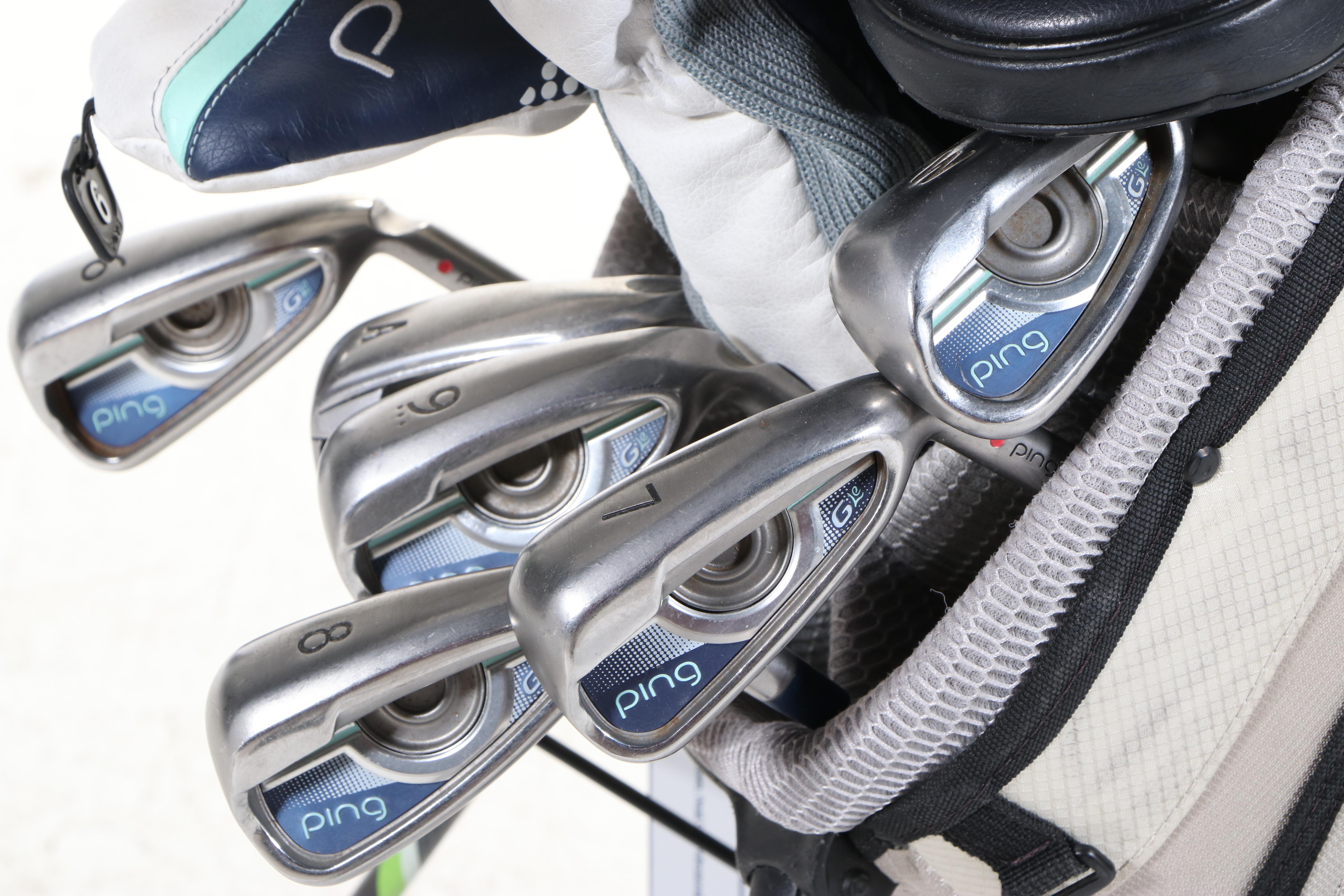 Titleist "Cincinnati Country Club" Golf Bag With Ping Clubs ...