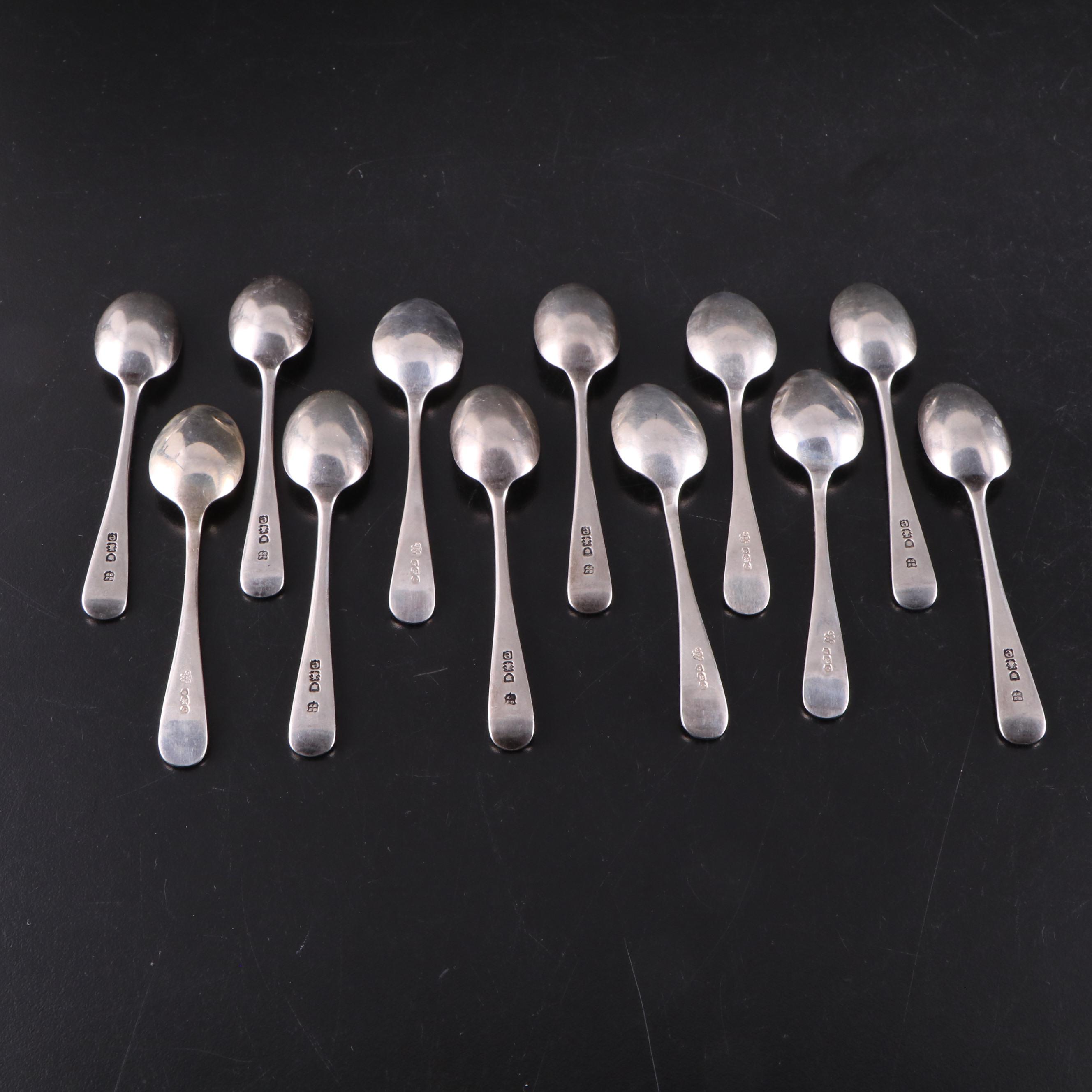 Josiah Williams and Shirtcliffe Sterling Silver Demitasse Spoons | EBTH