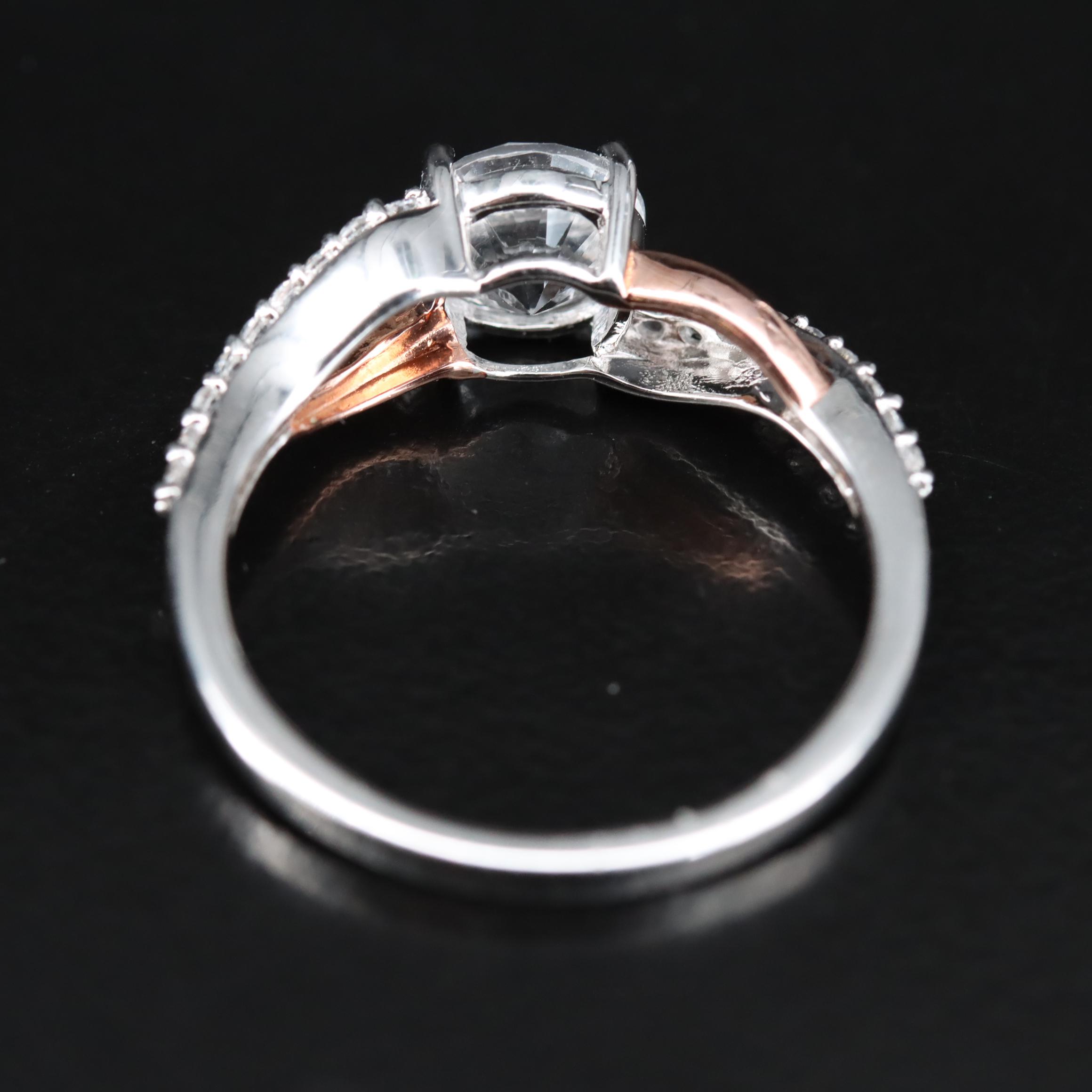 Sterling Sapphire Bypass Ring | EBTH