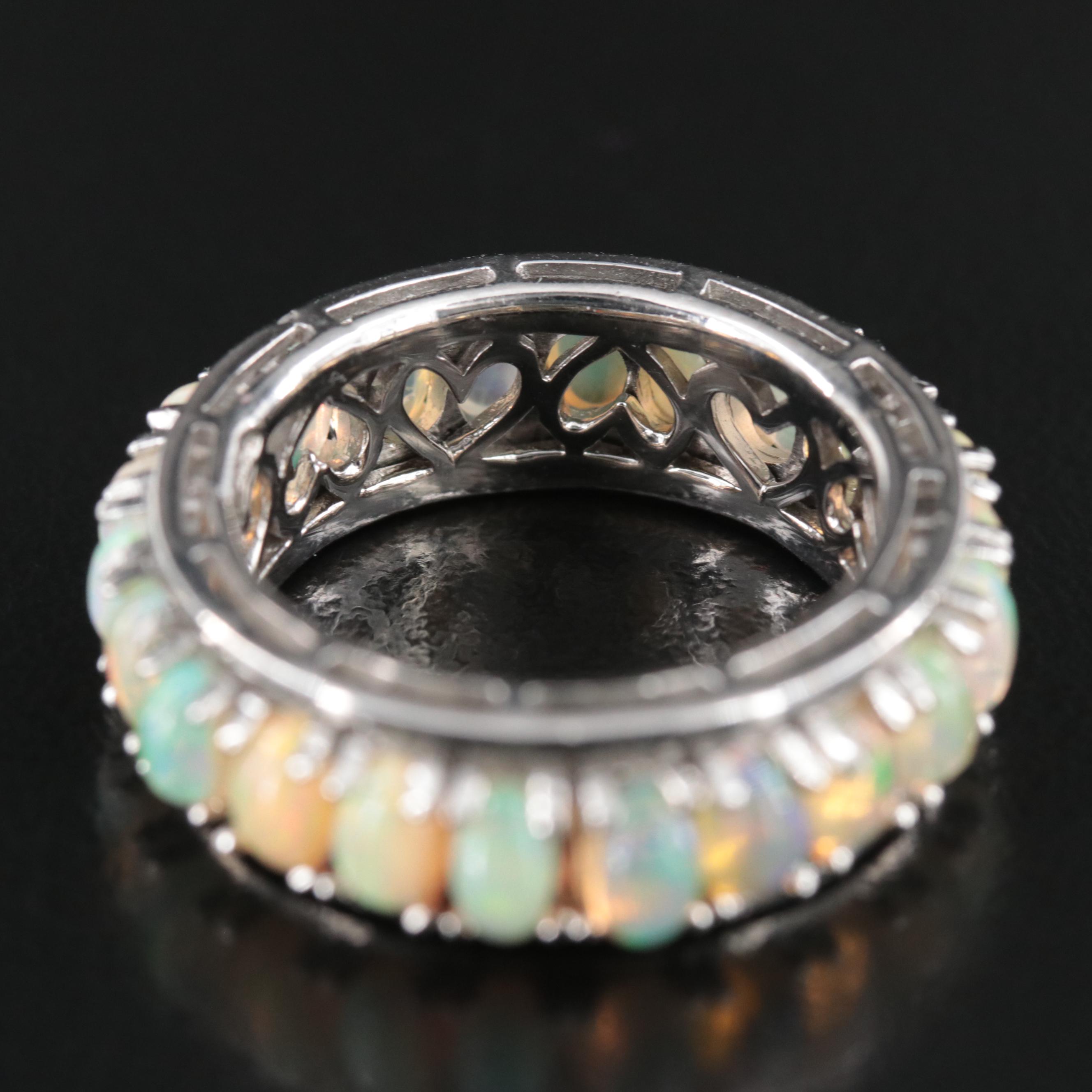 Sterling Opal Spinner Ring | EBTH