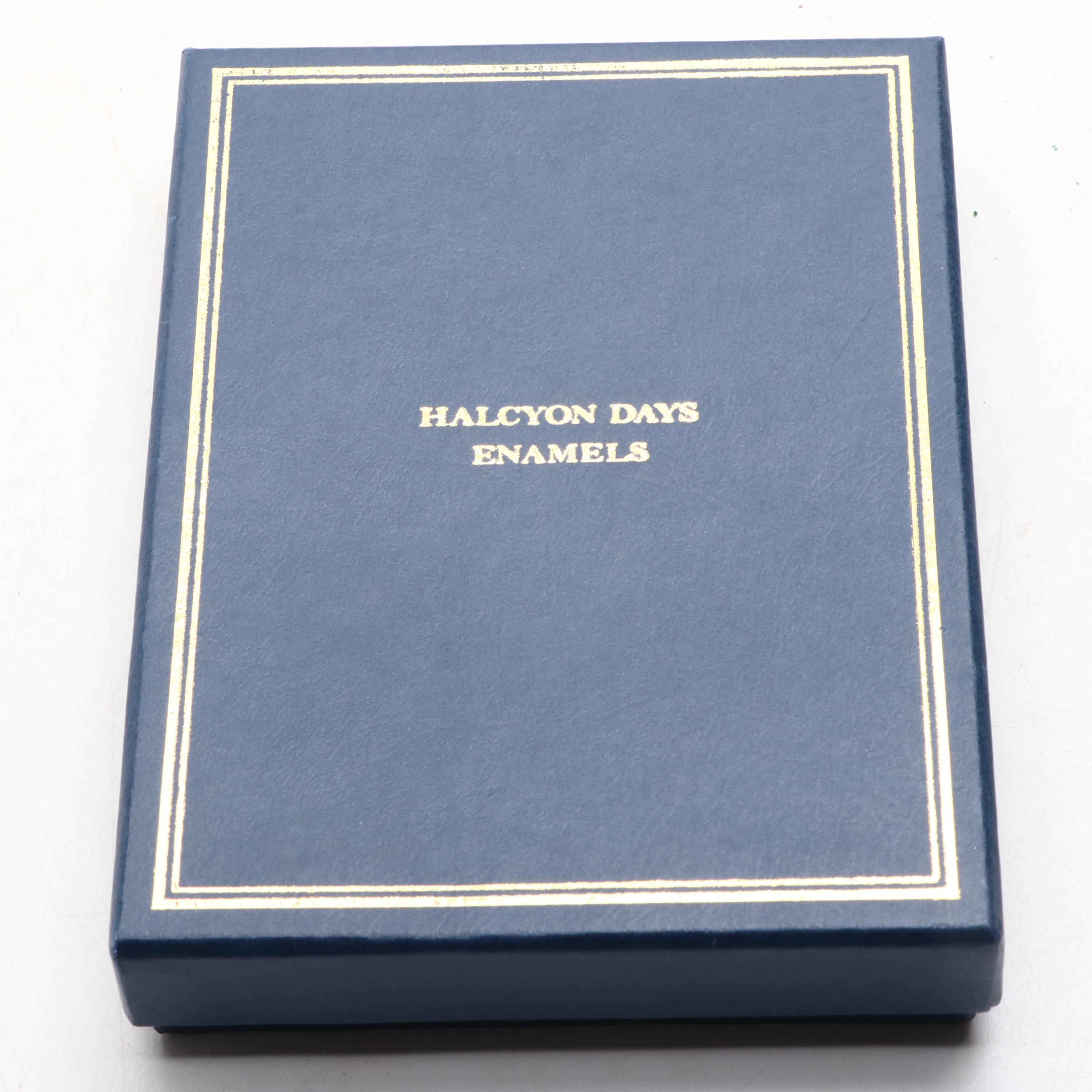 Halcyon Days Neoclassical Style Enameled Metal Tabletop Picture Frame ...