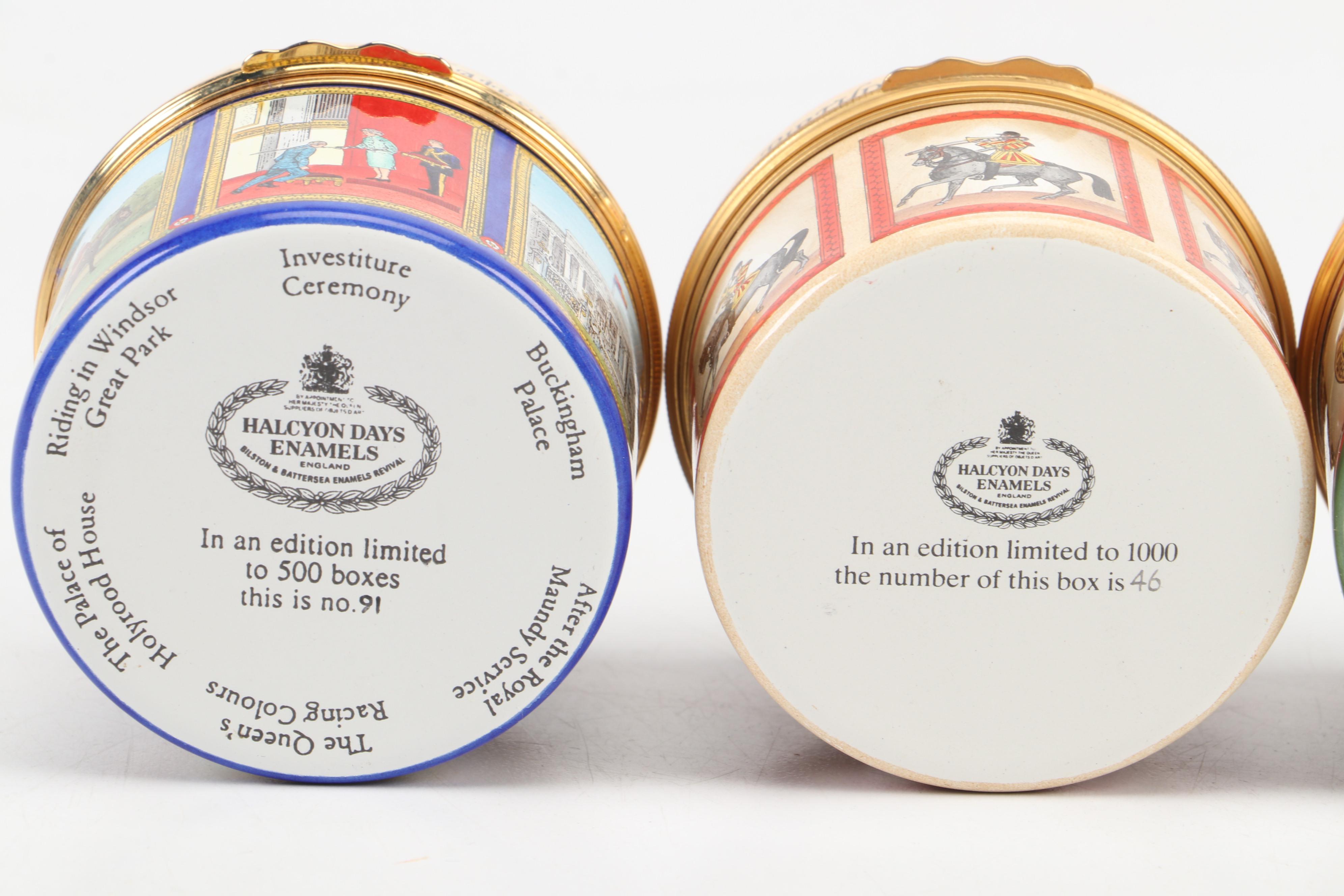 Halcyon Days Enameled Metal Limited Edition Commemorative Boxes | EBTH