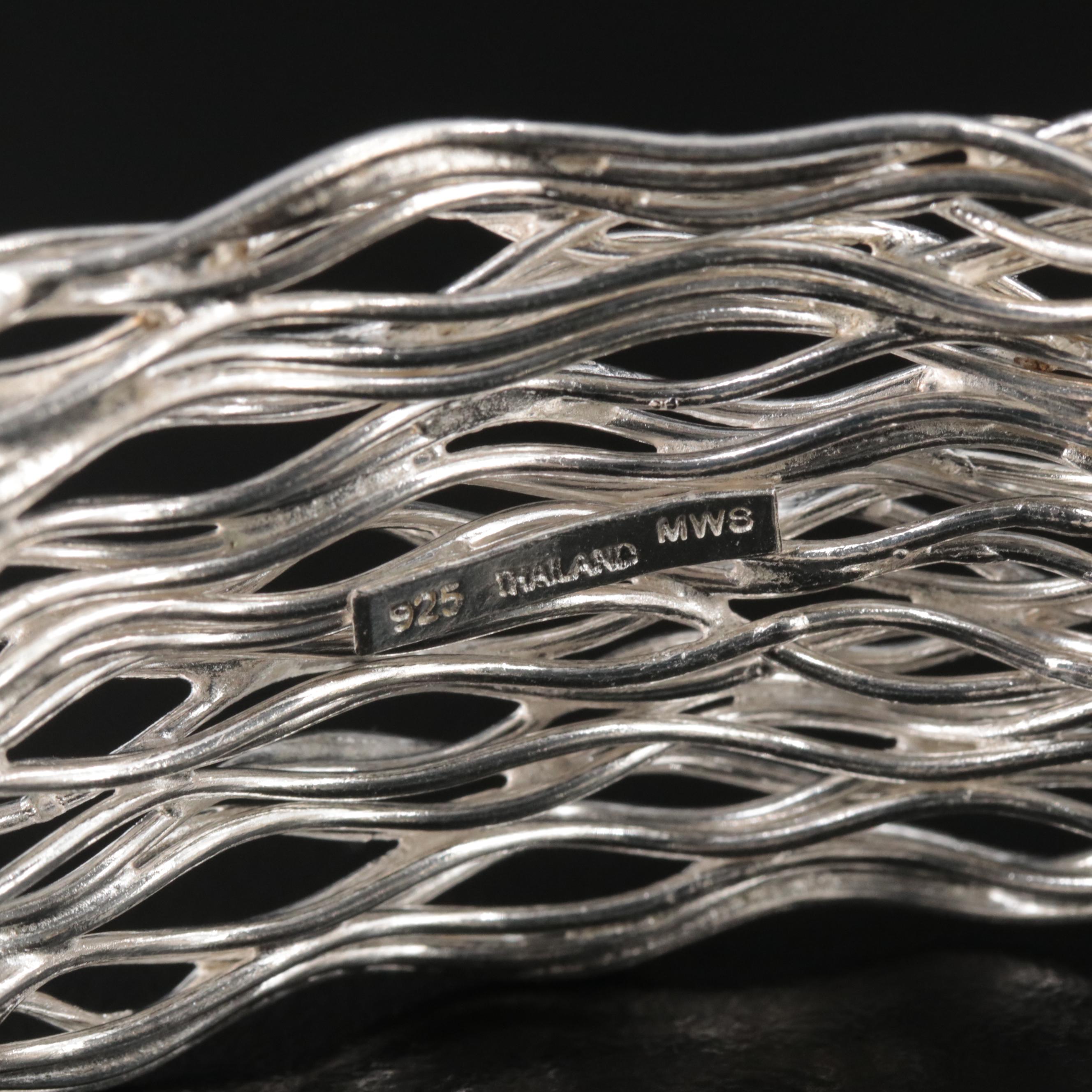 Mark Wasserman Samara Sterling Layered Wave Cuff | EBTH