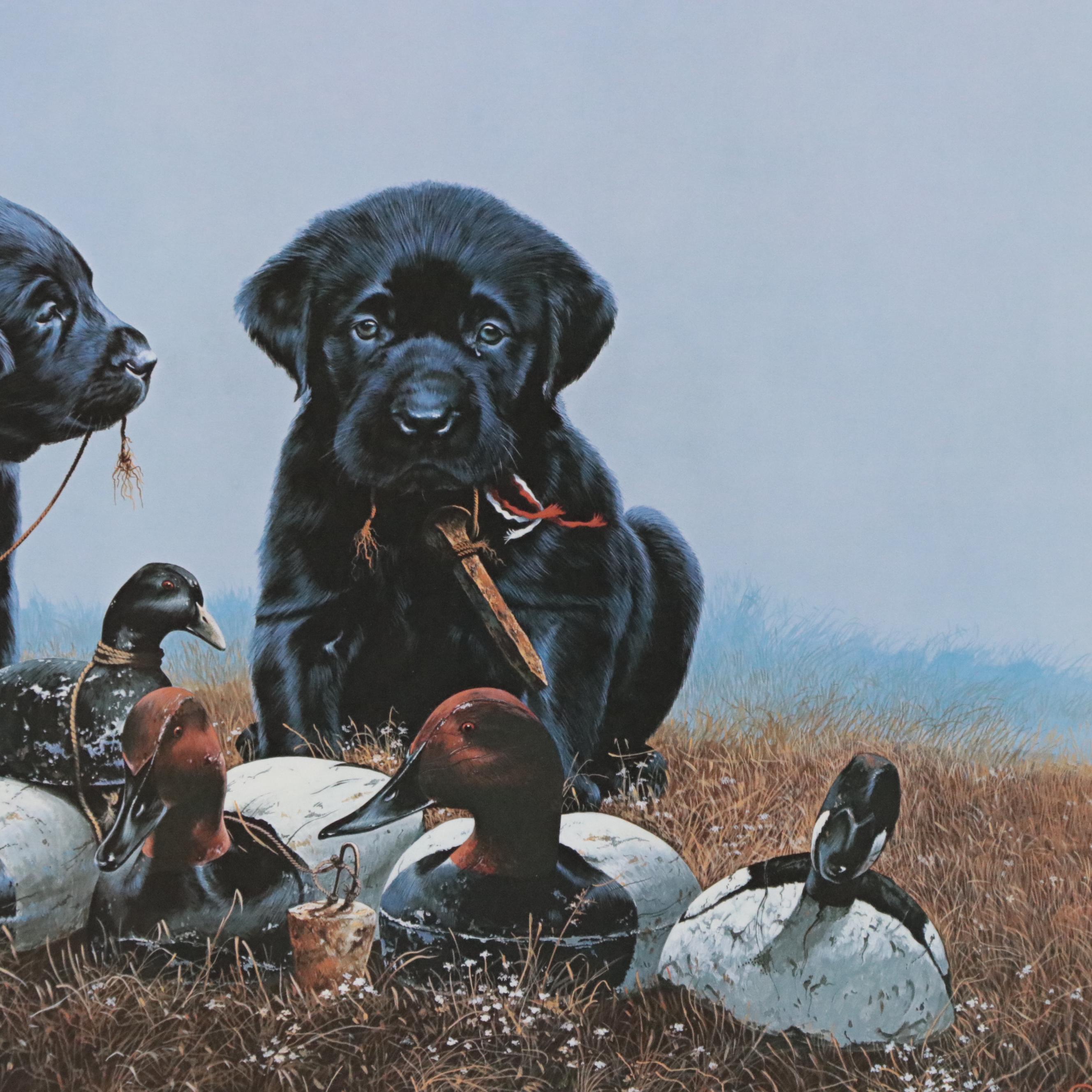 Thompson Crowe Offset Lithograph "The Outlaws II" | EBTH