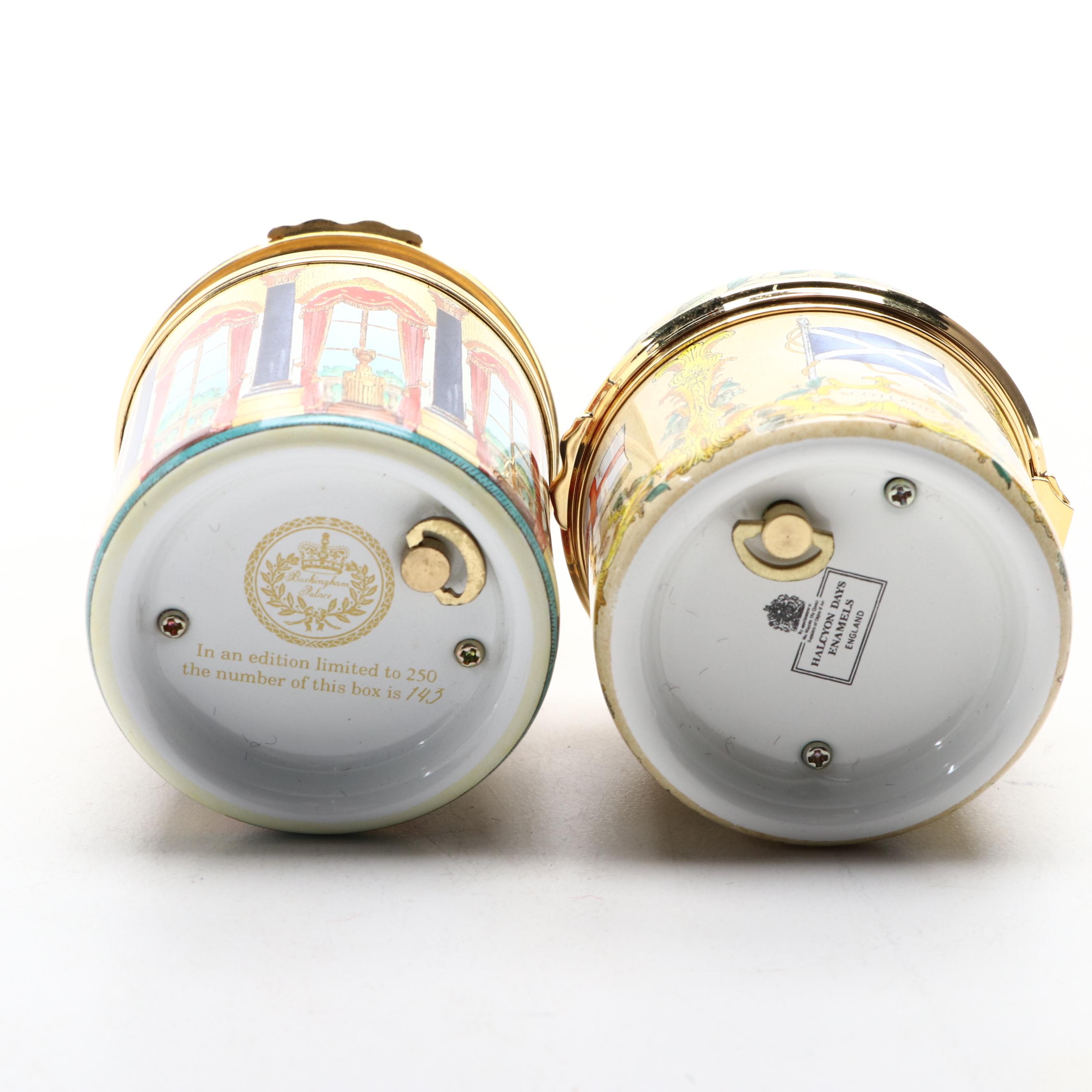 Halcyon Days "The Music Room..." and Other Enameled Musical Box | EBTH