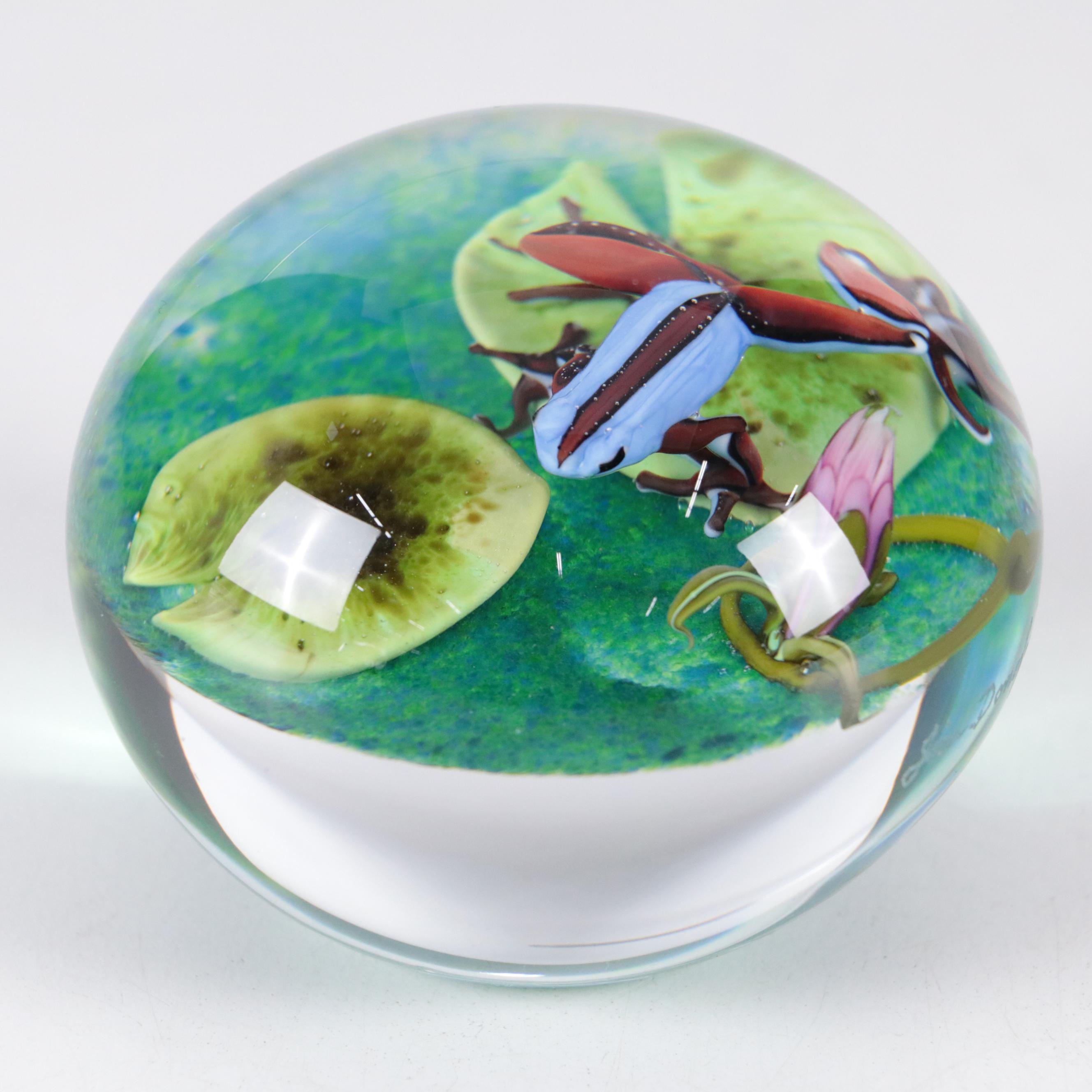Jim D'Onofrio Studio Art Glass Paperweight | EBTH