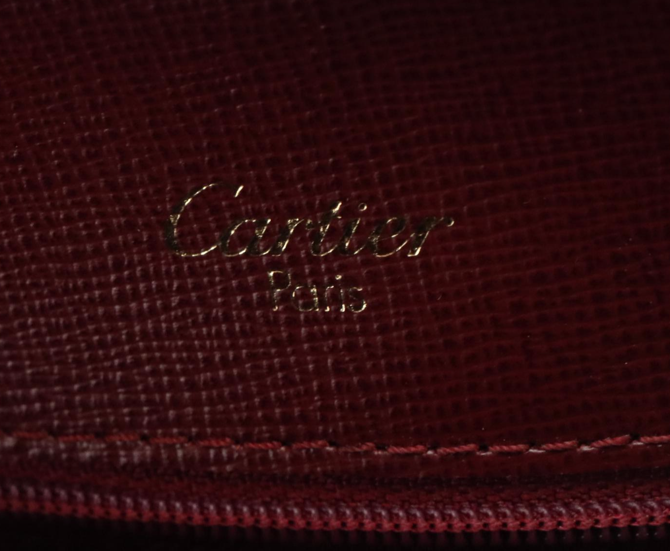 Cartier Must de Cartier Bordeaux Leather Mini Backpack in Box ...
