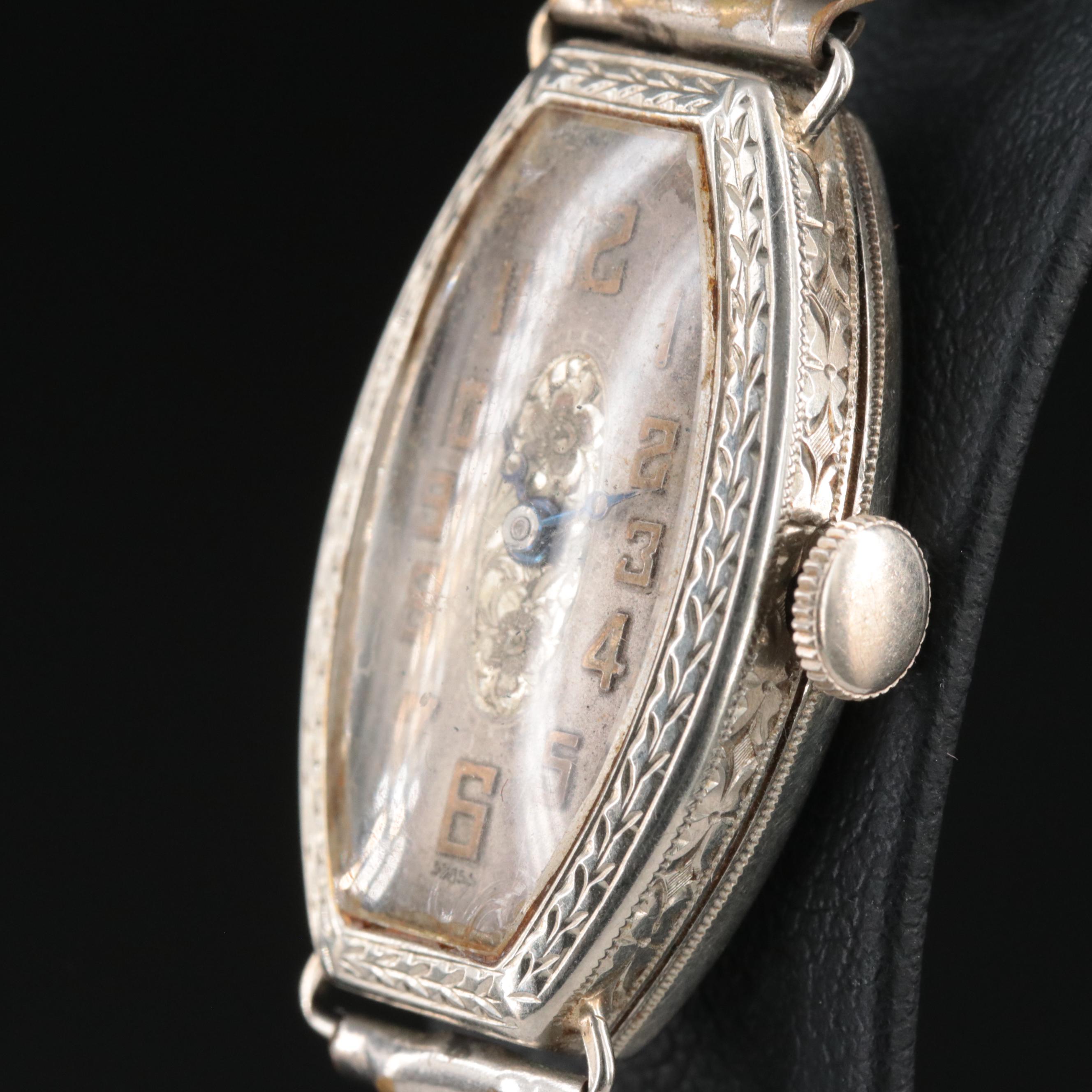 Vintage 14K Swiss Stem Wind Wristwatch | EBTH